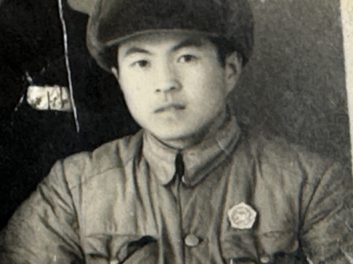 Chinese Korean War photographs - lot of three wearing winter uniforms ...