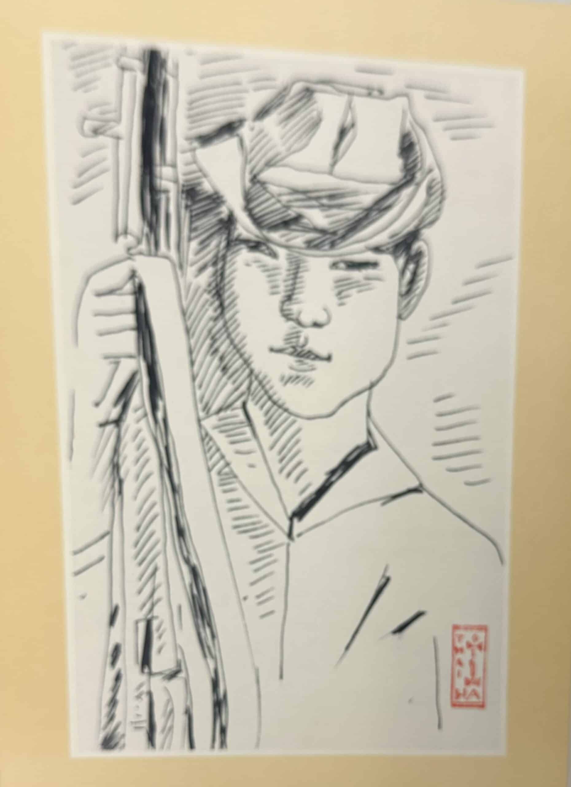 Viet Cong Poster 1964 - Boy Guerrilla with ChiCom Type 53 Carbine and ...