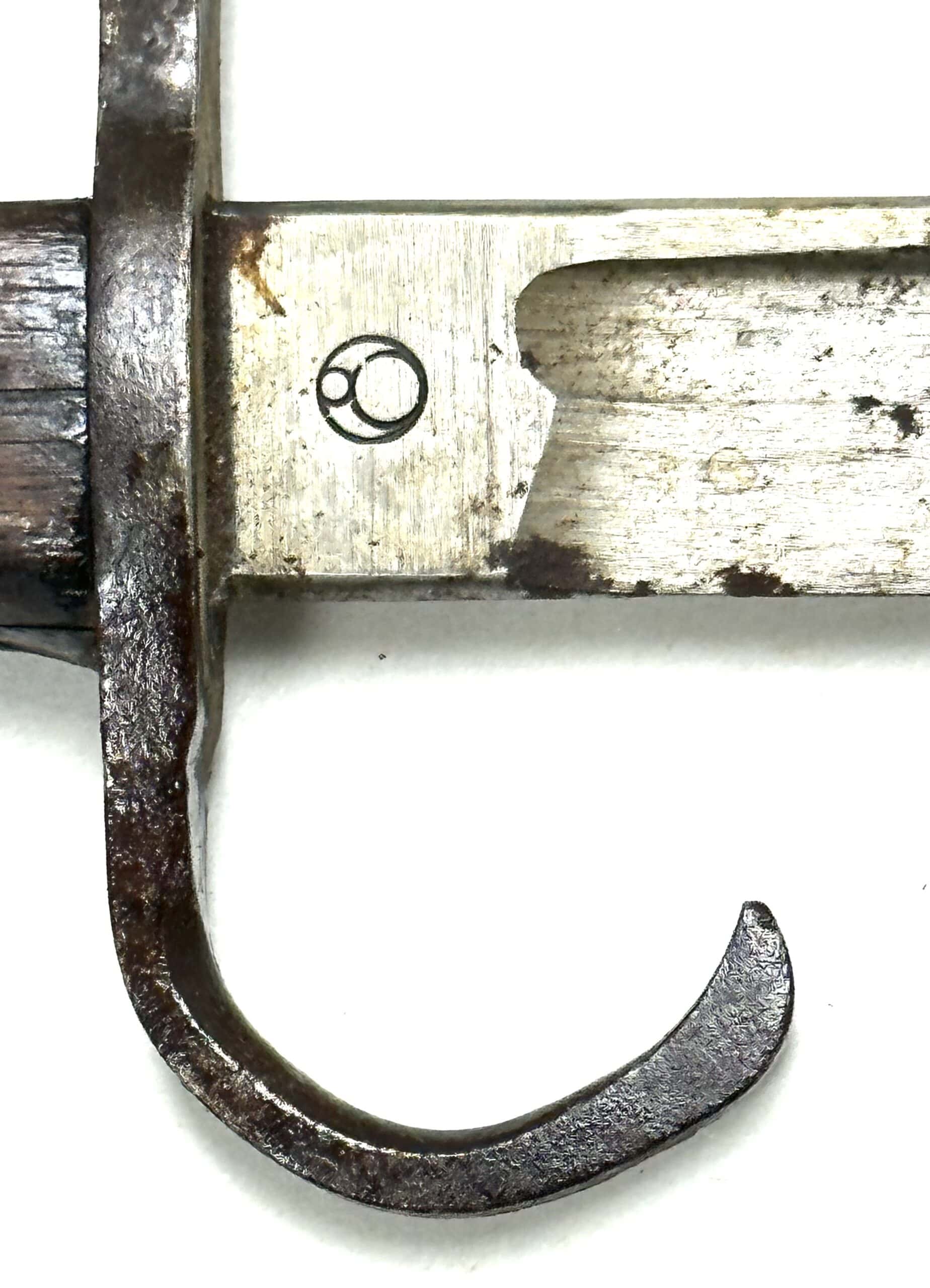 WW2 Japanese Type 30 Hook Guard Bright Blade Early Arisaka Bayonet ...