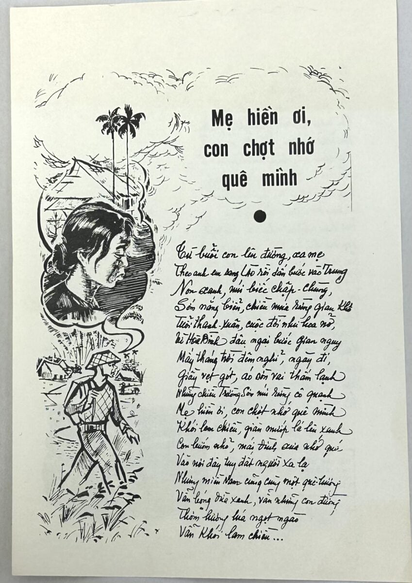 Chieu Hoi Leaflet Large Format VC’s Widow # SP.2263 - Enemy Militaria