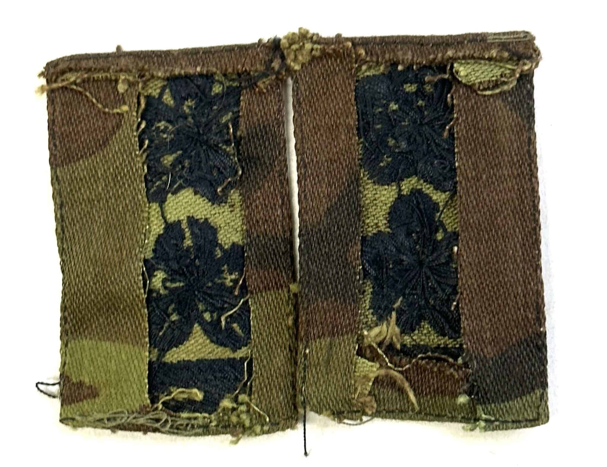 ARVN Ranger Lt. Colonel Sew On Subdued Rank – Pair - Enemy Militaria