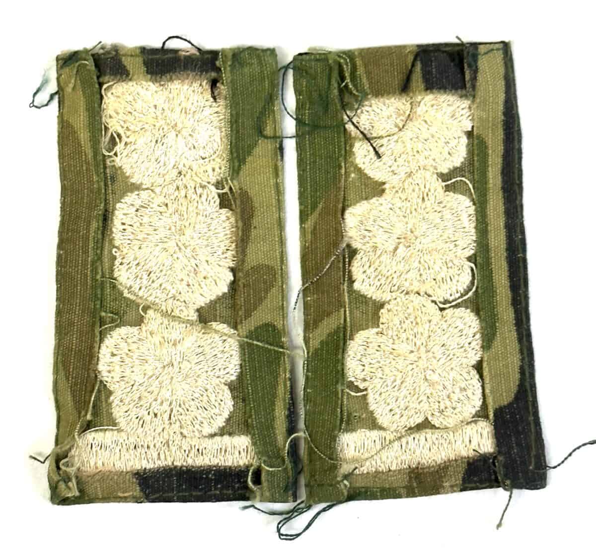 ARVN LLDB Special Forces Tiger Stripe Colonel Sew On Color Rank – Pair ...