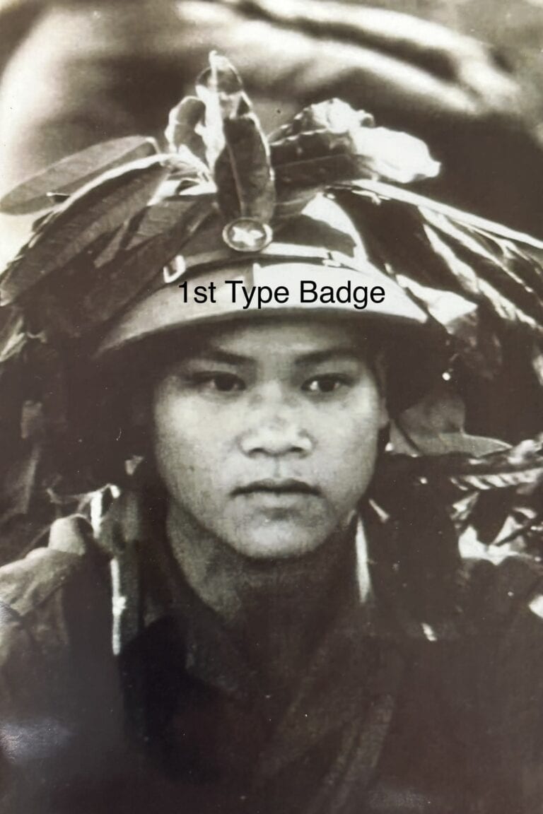 North Vietnamese Army 1st Model Sun Helmet and Cap Badge - Enemy Militaria