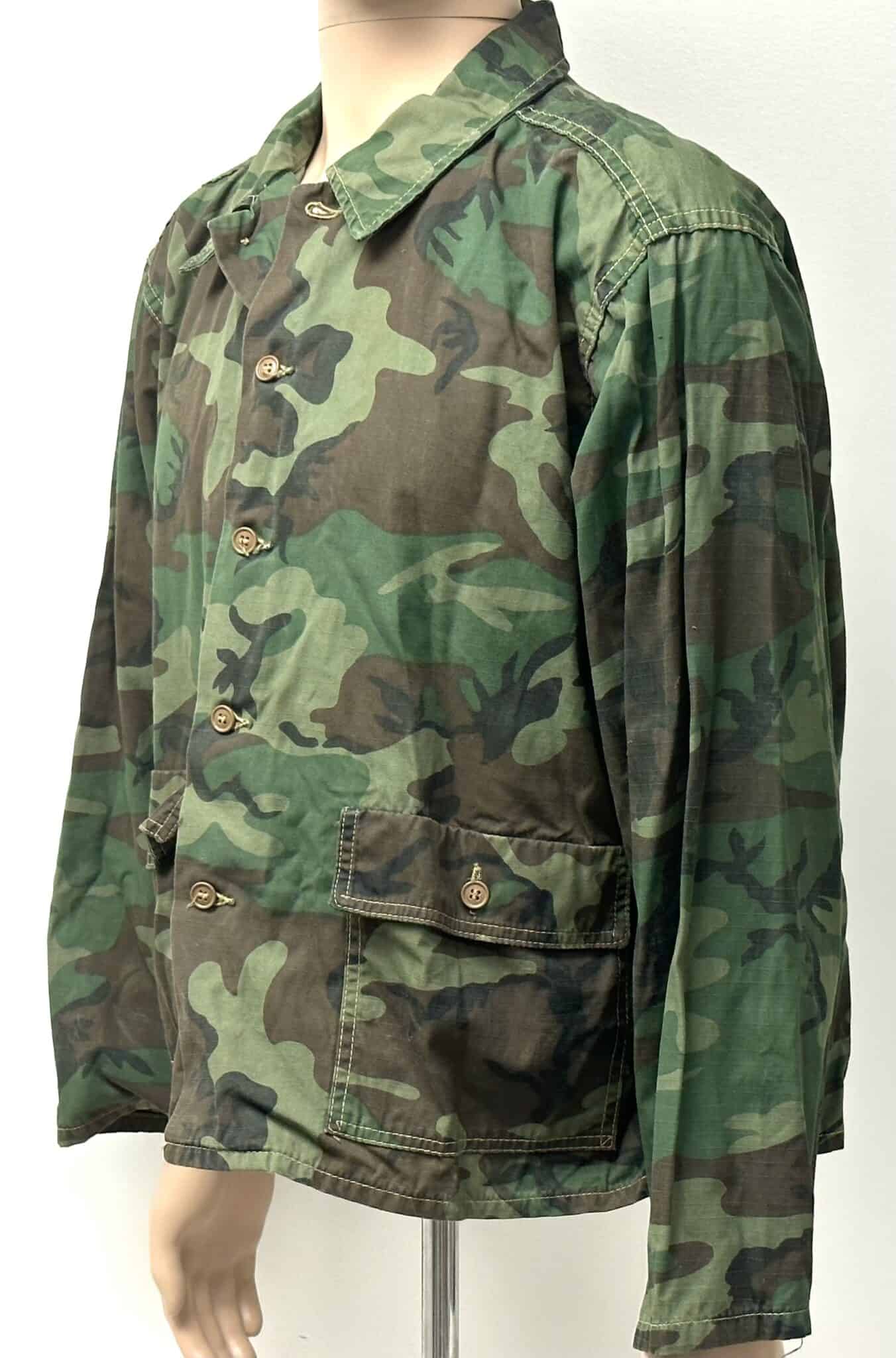 US Vietnam Advisor’s ARVN Made XL ERDL Camouflage Jacket - Enemy Militaria