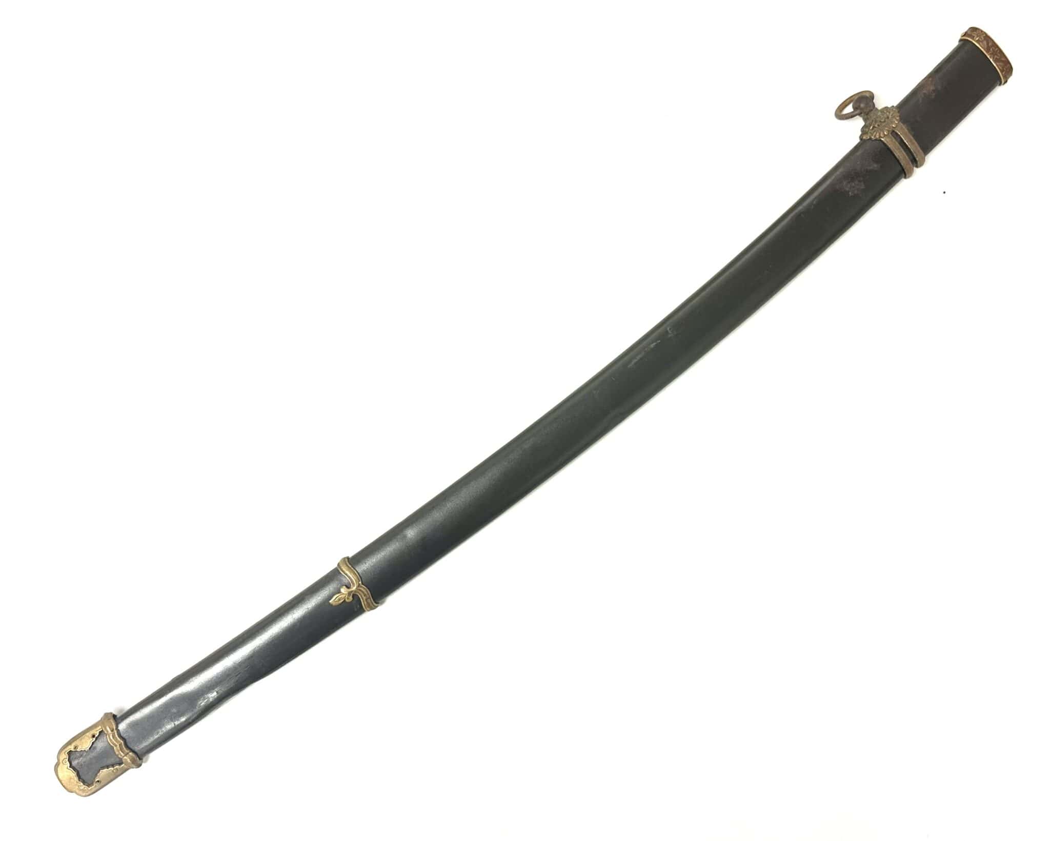 WW2 Japanese Army Officer Gunto Sword Scabbard - Enemy Militaria