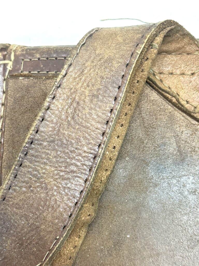 WW2 Japanese Army Officer’s Leather Backpack Named - Enemy Militaria