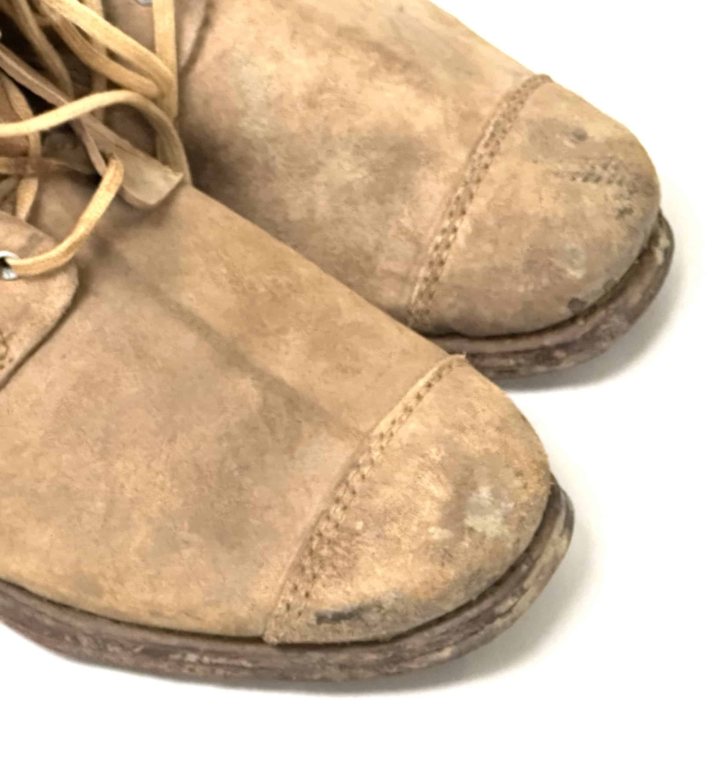 WW2 Japanese Cap Toe Hobnail Boots Dated 1944 - Enemy Militaria