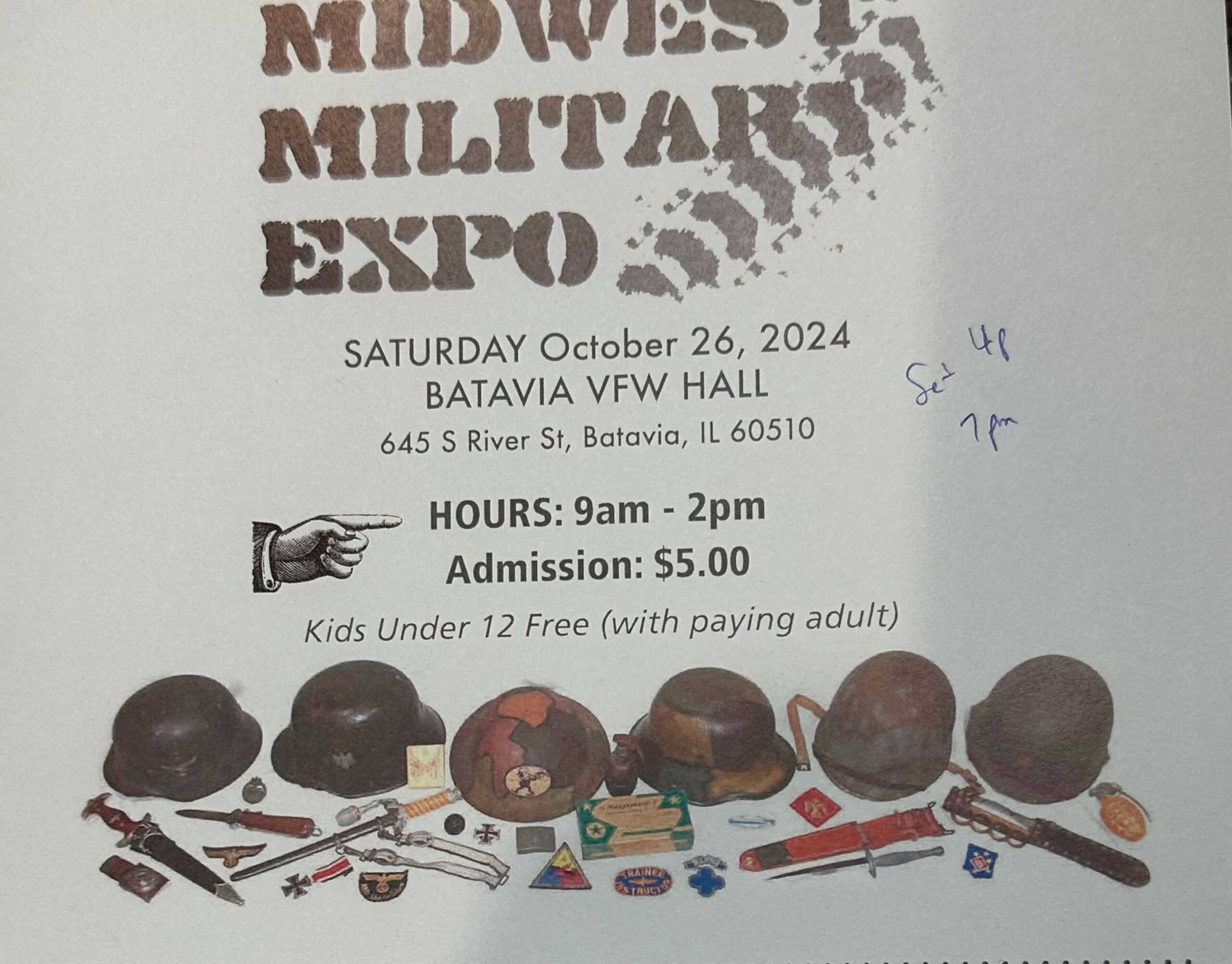 Our Next Show is the Midwest Military Expo in Batavia, IL on October 26 ...