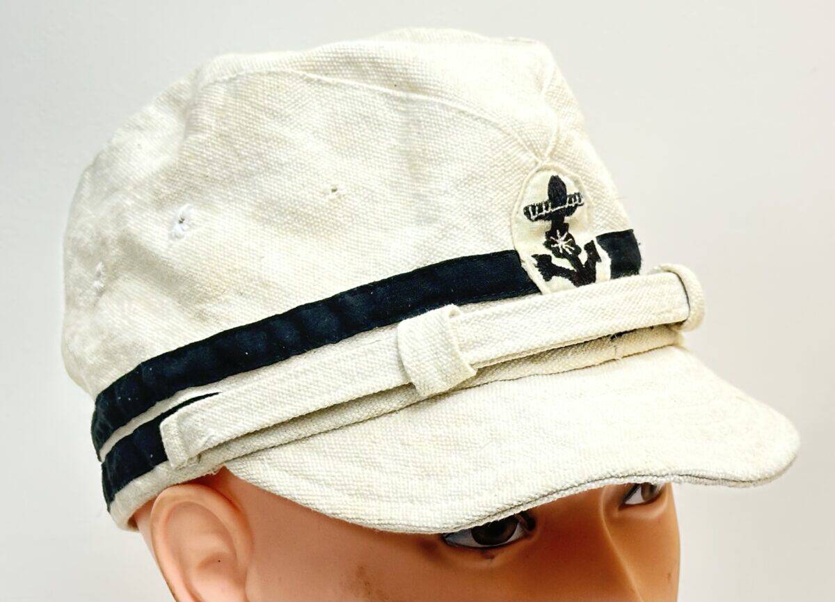 WW2 Japanese Navy Officer’s Summer Cap - Enemy Militaria