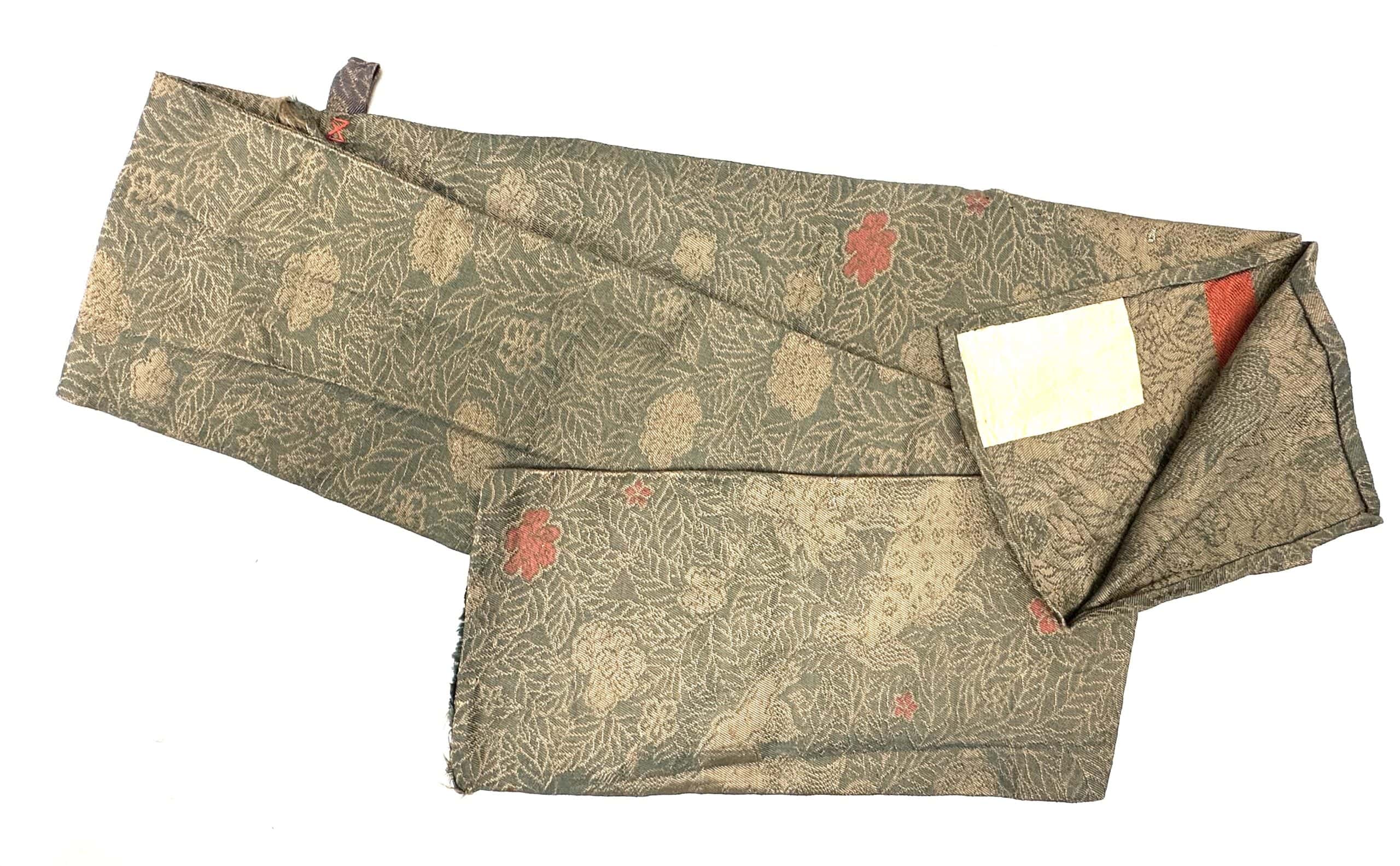 WW2 Japanese Samurai Sword Silk Storage Bag - Enemy Militaria