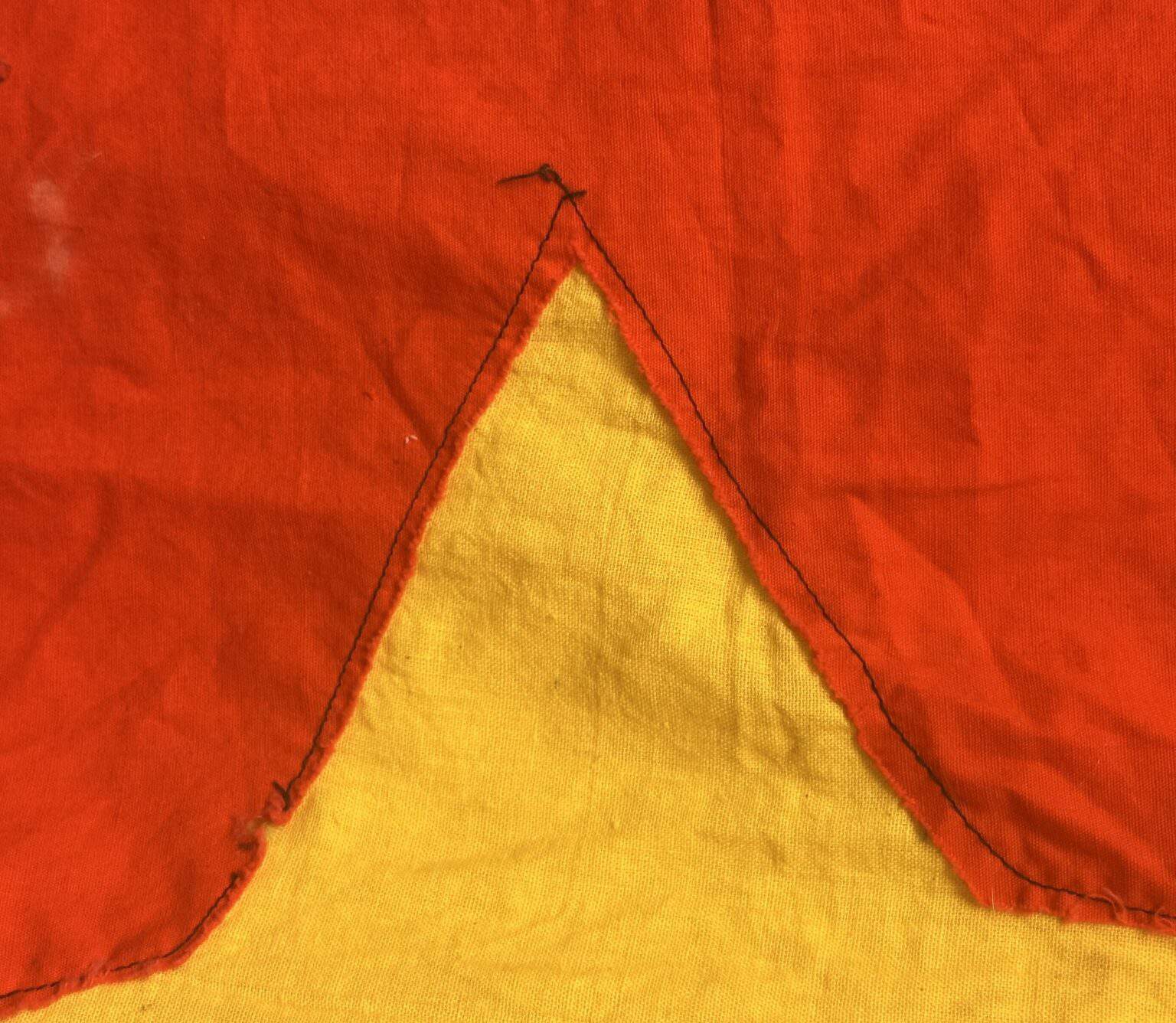 Viet Cong Flag Two Sided Cotton - Enemy Militaria