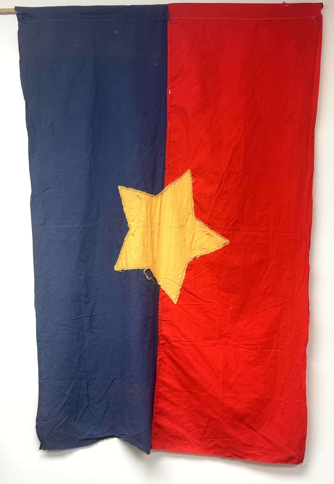 Viet Cong Flag Two Sided Cotton - Enemy Militaria