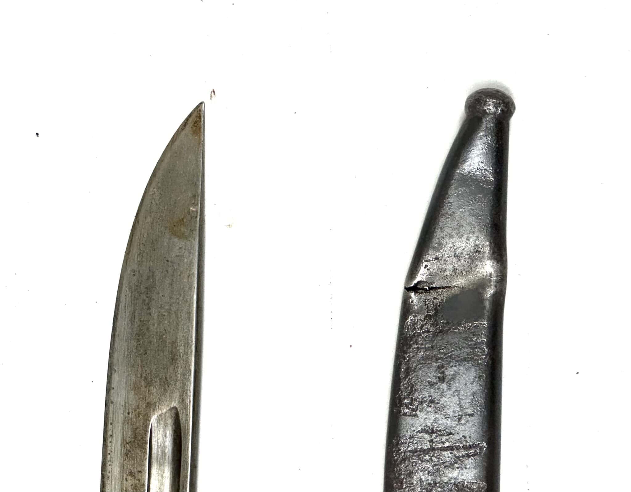 Japanese Type 30 Bright Blade Hook Guard Bayonet Tokyo - Kokura Arsenal ...
