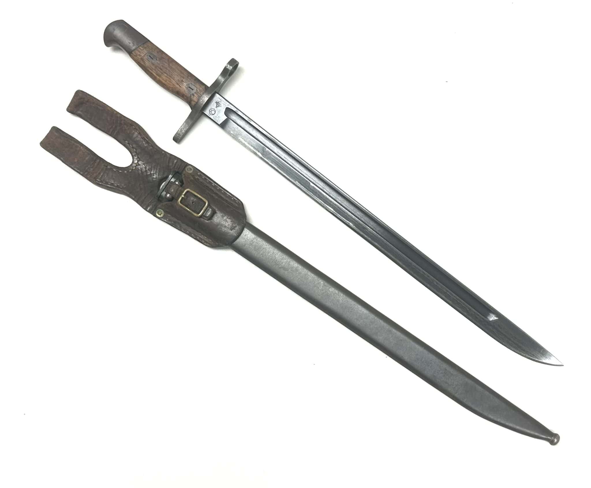WW2 Japanese Type 30 Straight Guard Bayonet Toyoda Automatic Loomworks ...