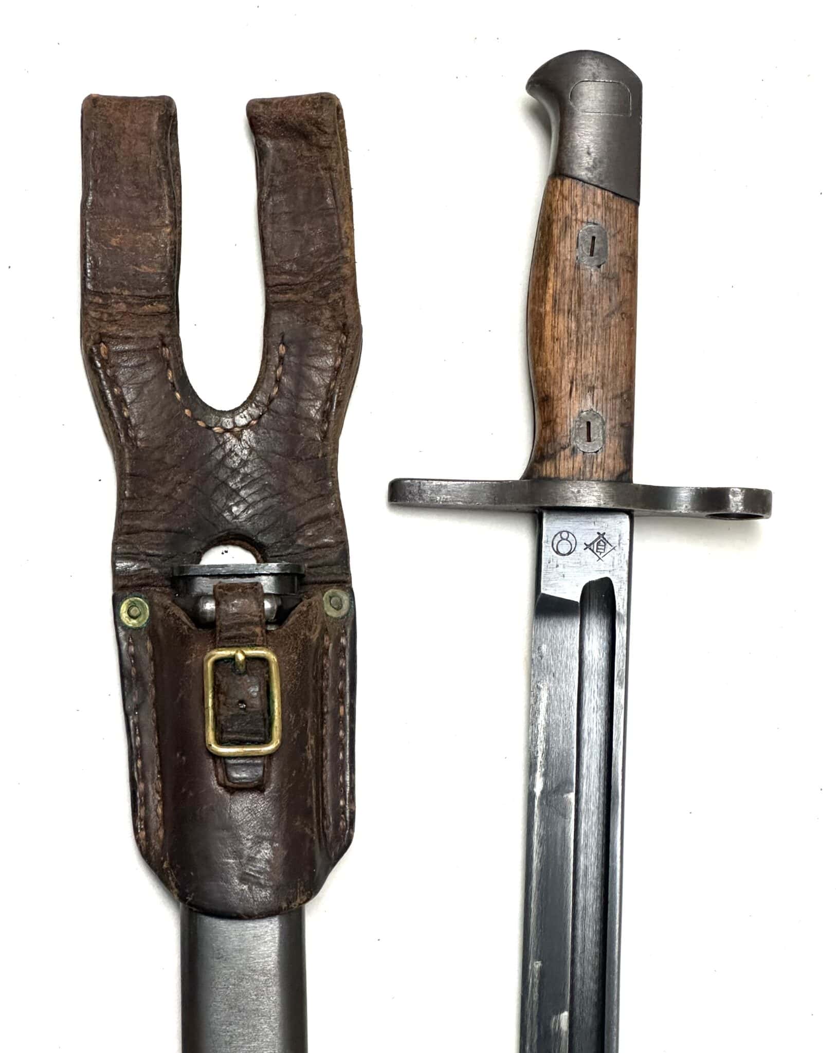 WW2 Japanese Type 30 Straight Guard Bayonet Toyoda Automatic Loomworks ...