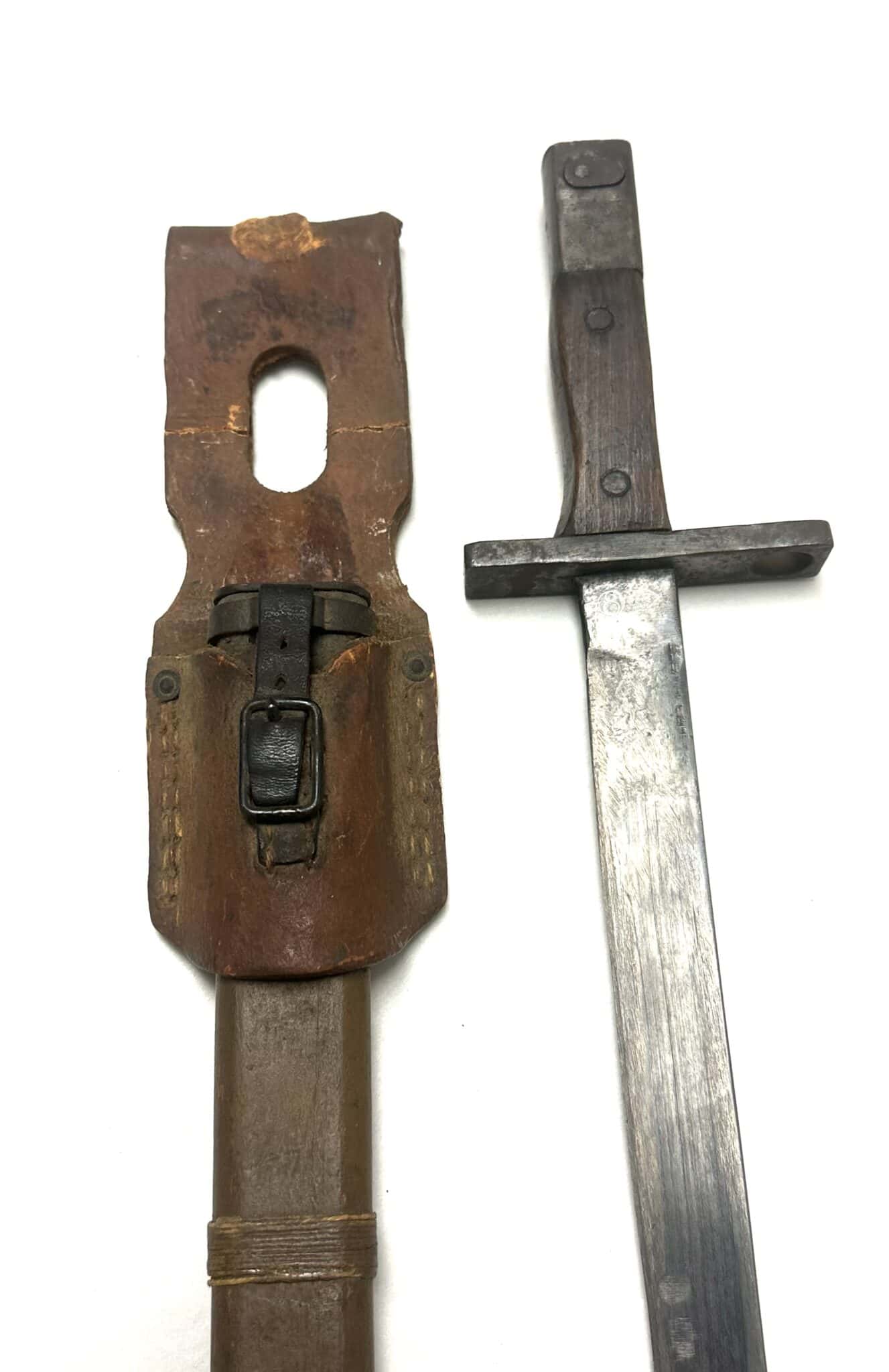 WW2 Japanese Type 30 SQUARE Guard Last Ditch Bayonet Toyoda Automatic ...