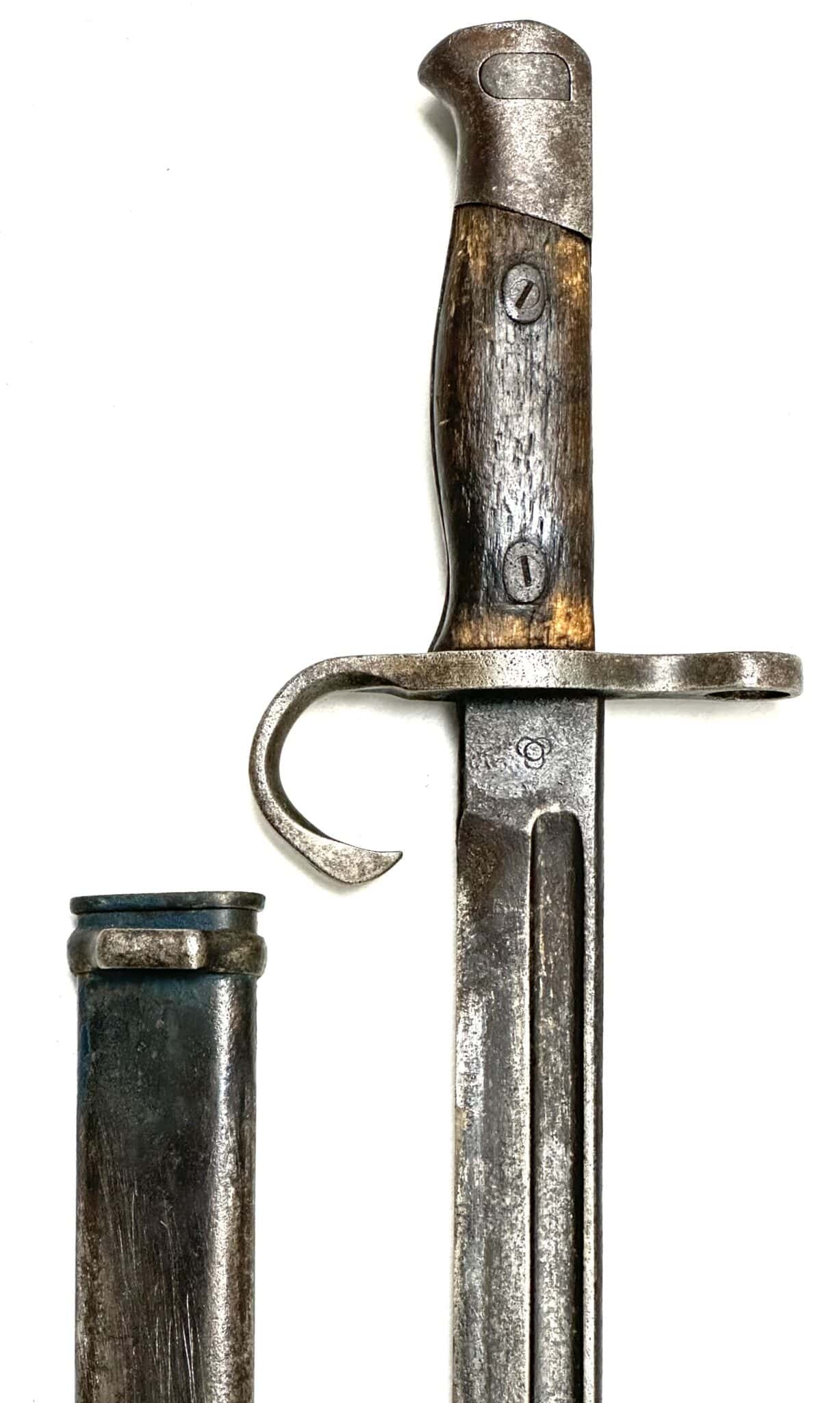 WW2 Japanese Type 30 Early Hook Guard Bayonet Tokyo Arsenal - Enemy ...