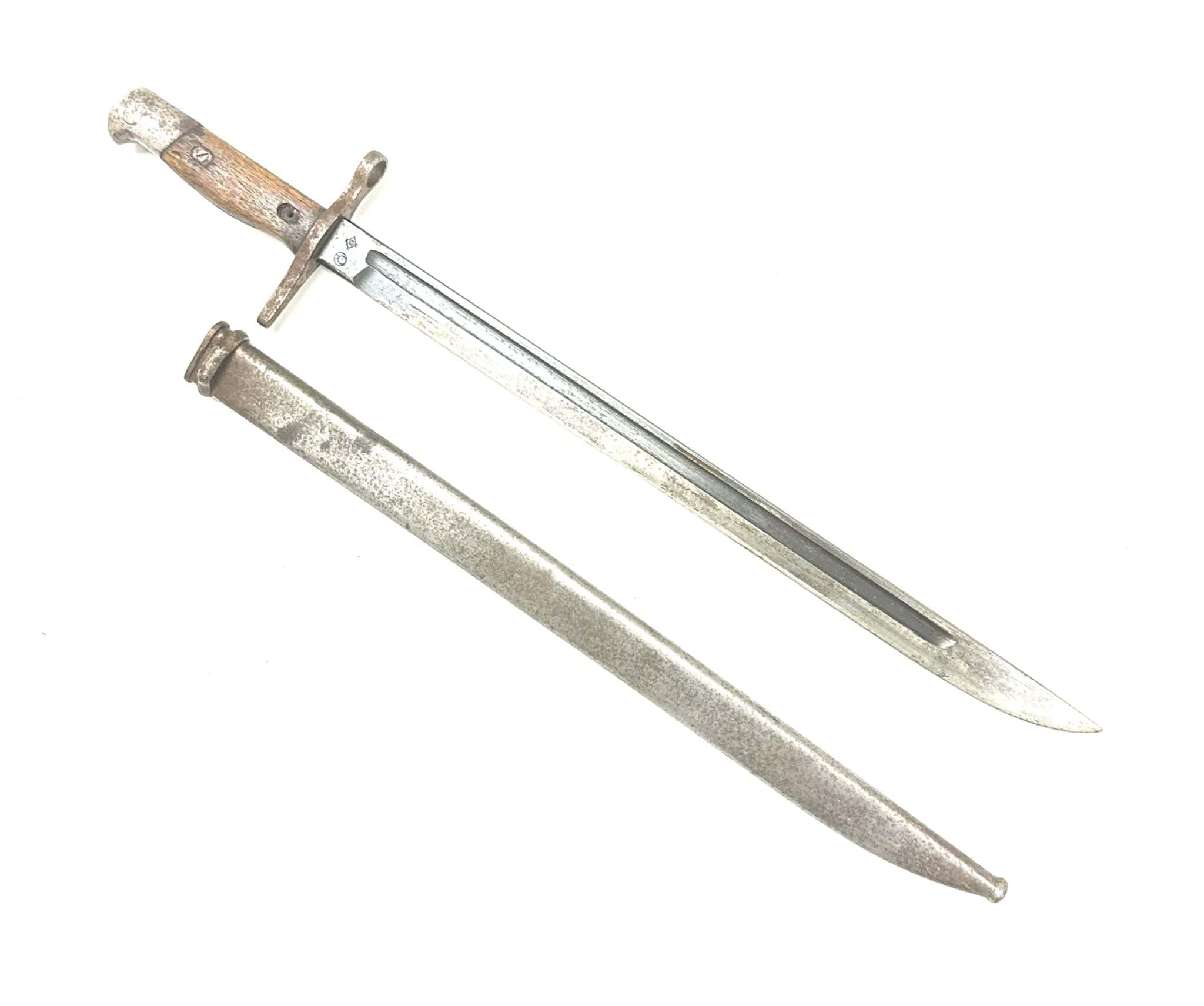 WW2 Japanese Type 30 Straight Guard Bayonet Toyoda Automatic Loom ...