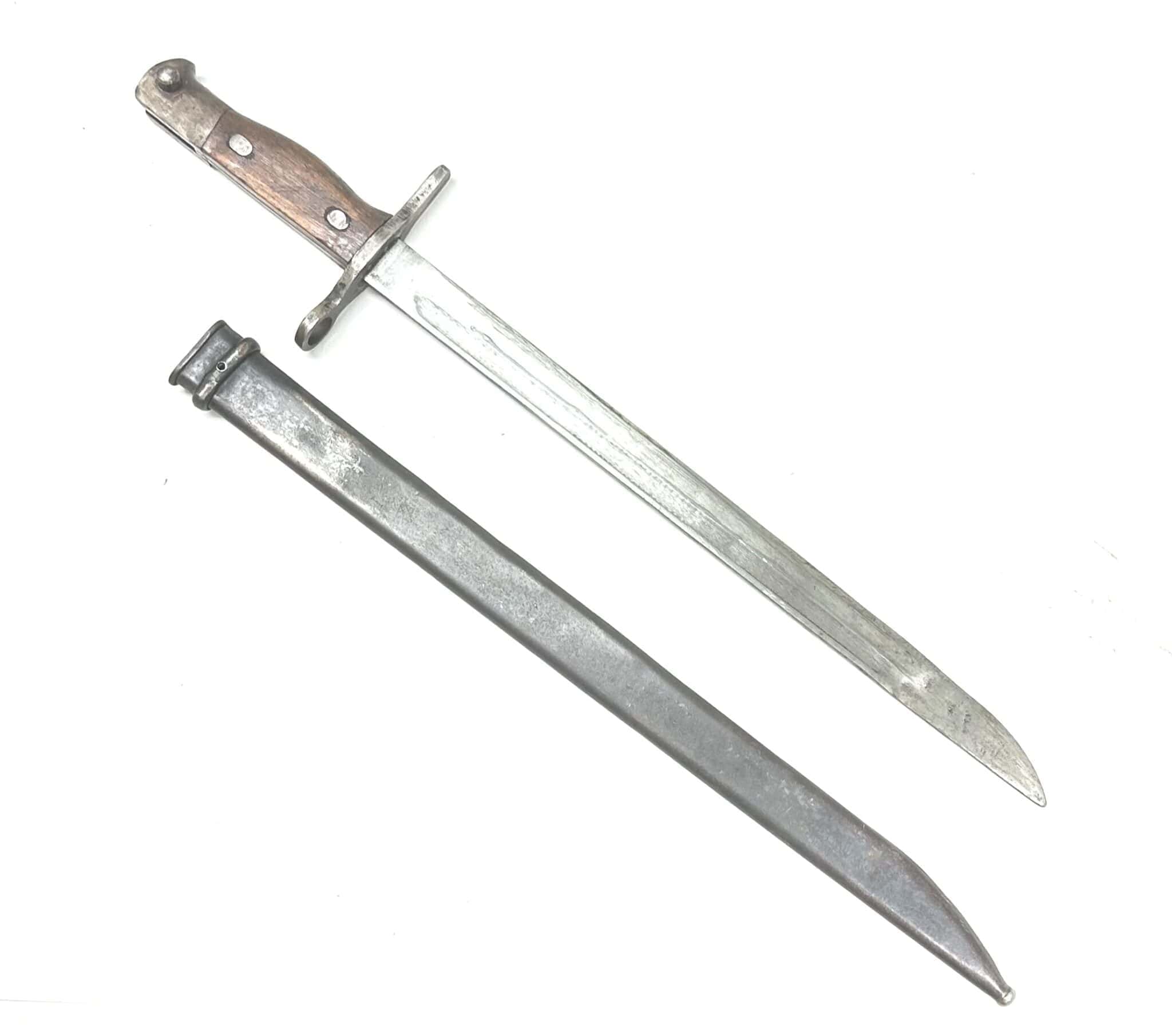 WW2 Japanese Type 30 Straight Guard Training Bayonet - Enemy Militaria