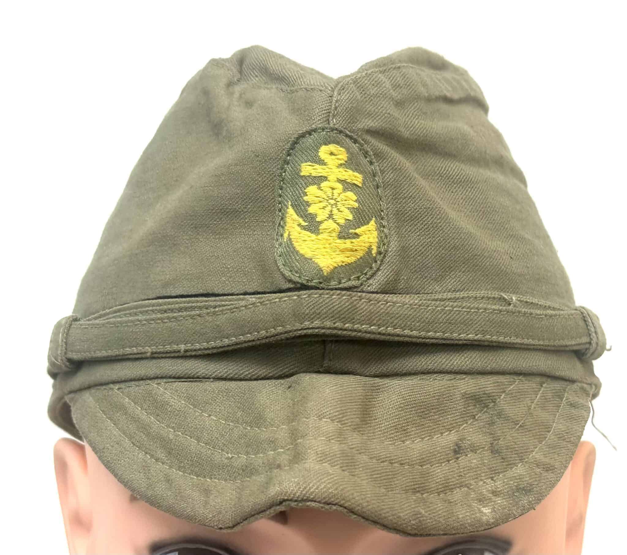 WW2 Japanese Naval Landing Force Petty Officer Cap - Enemy Militaria