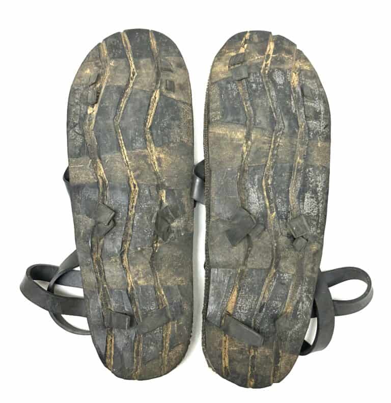 Viet Cong North Vietnamese Army Ho Chi Minh Sandals Muddy - Enemy Militaria