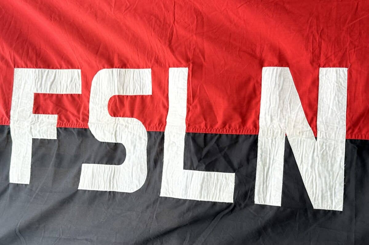 Nicaraguan 1980s Sandinista Communist FSLN Flag Huge - Enemy Militaria
