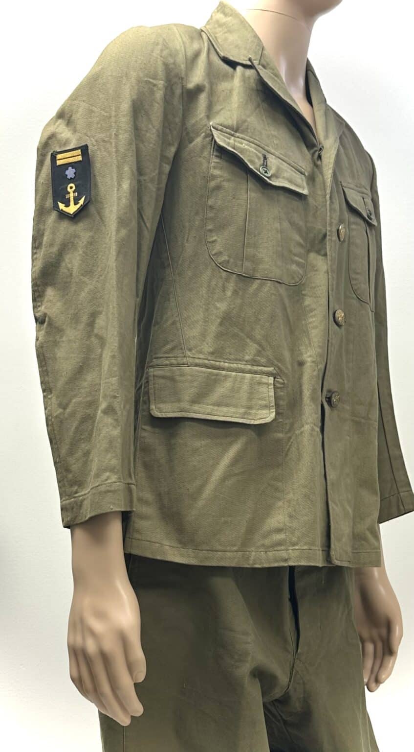 WW2 Japanese Navy Land Force Uniform Aviation Seaman 2nd Class 1944 ...