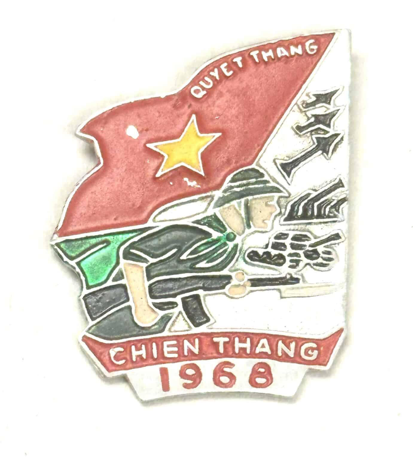 North Vietnamese Army Viet Cong Tet Offensive Campaign Badge 1968 ...