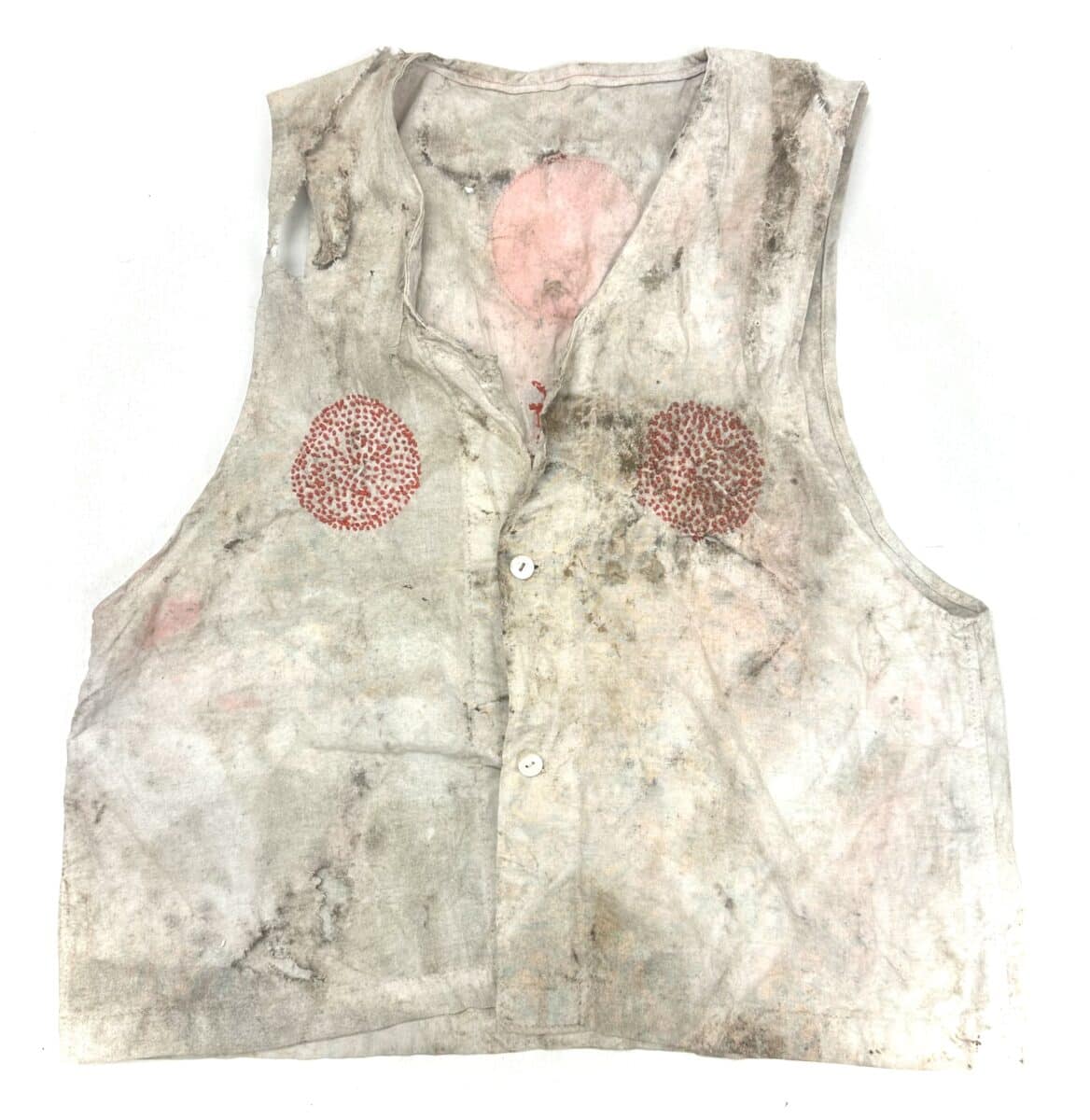 WW2 Japanese Cherry Blossom Sennibari 1000 Stitch Vest - Enemy Militaria