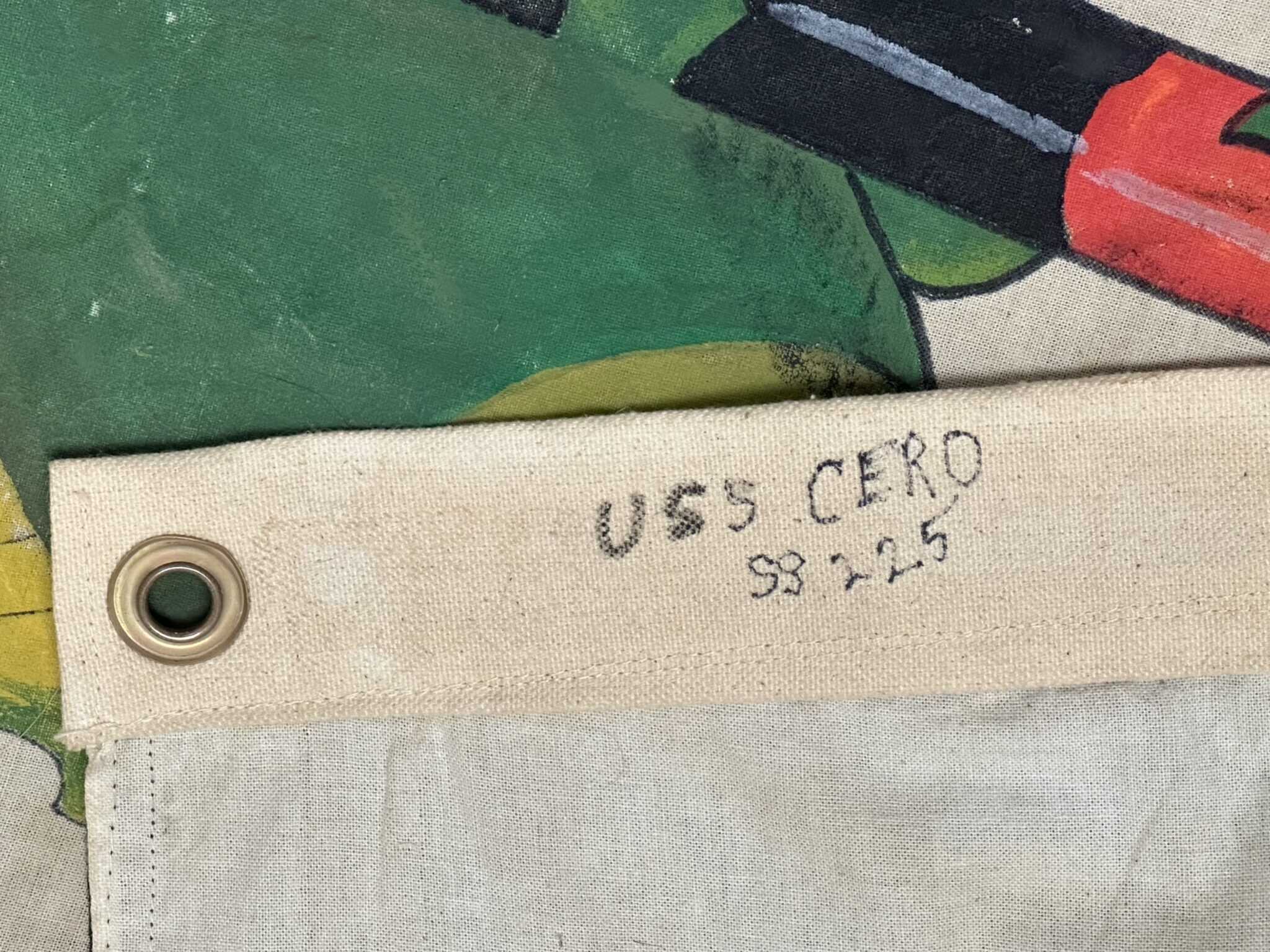 WW2 US Navy Submarine Flag USS Cero SS-225 - Enemy Militaria