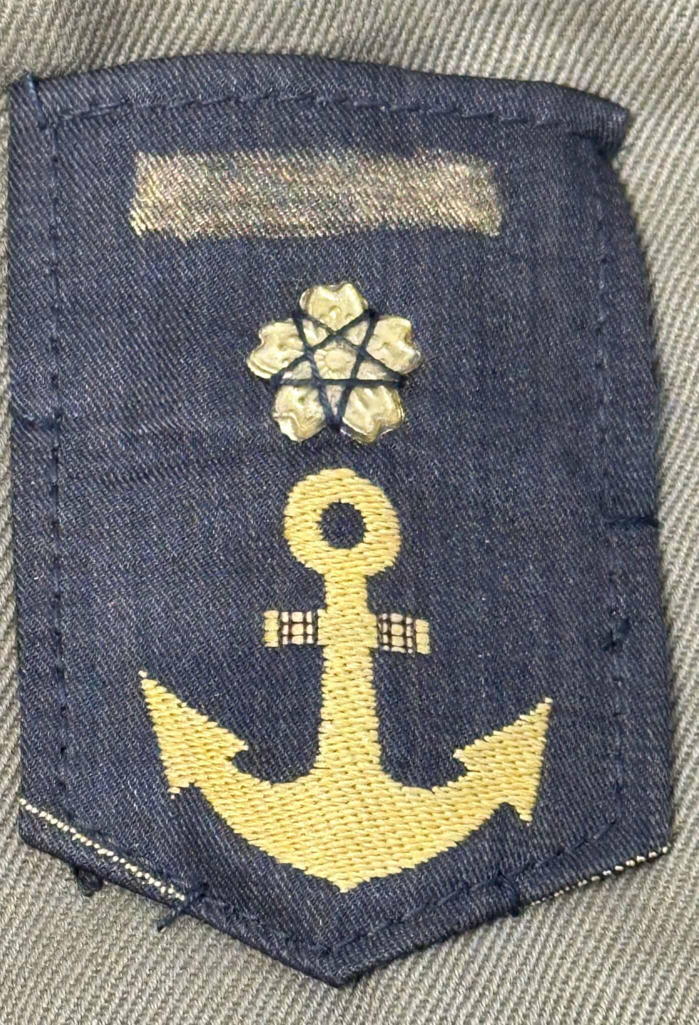WW2 Japanese c1944 Naval Landing or Defense Force Tunic Full of Kanji ...