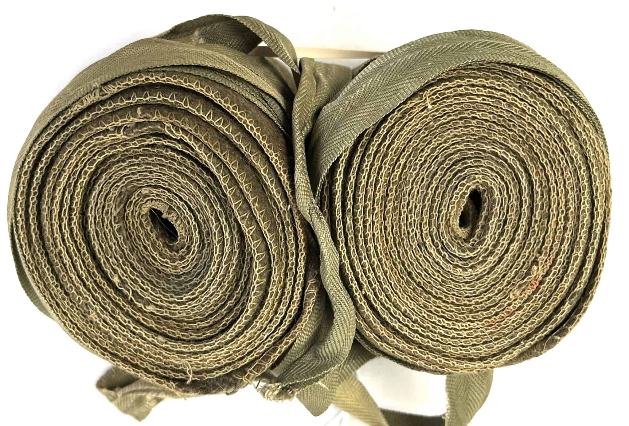 WW2 Japanese Army Leggings made with Helmet Chinstrap Webbing - Enemy ...