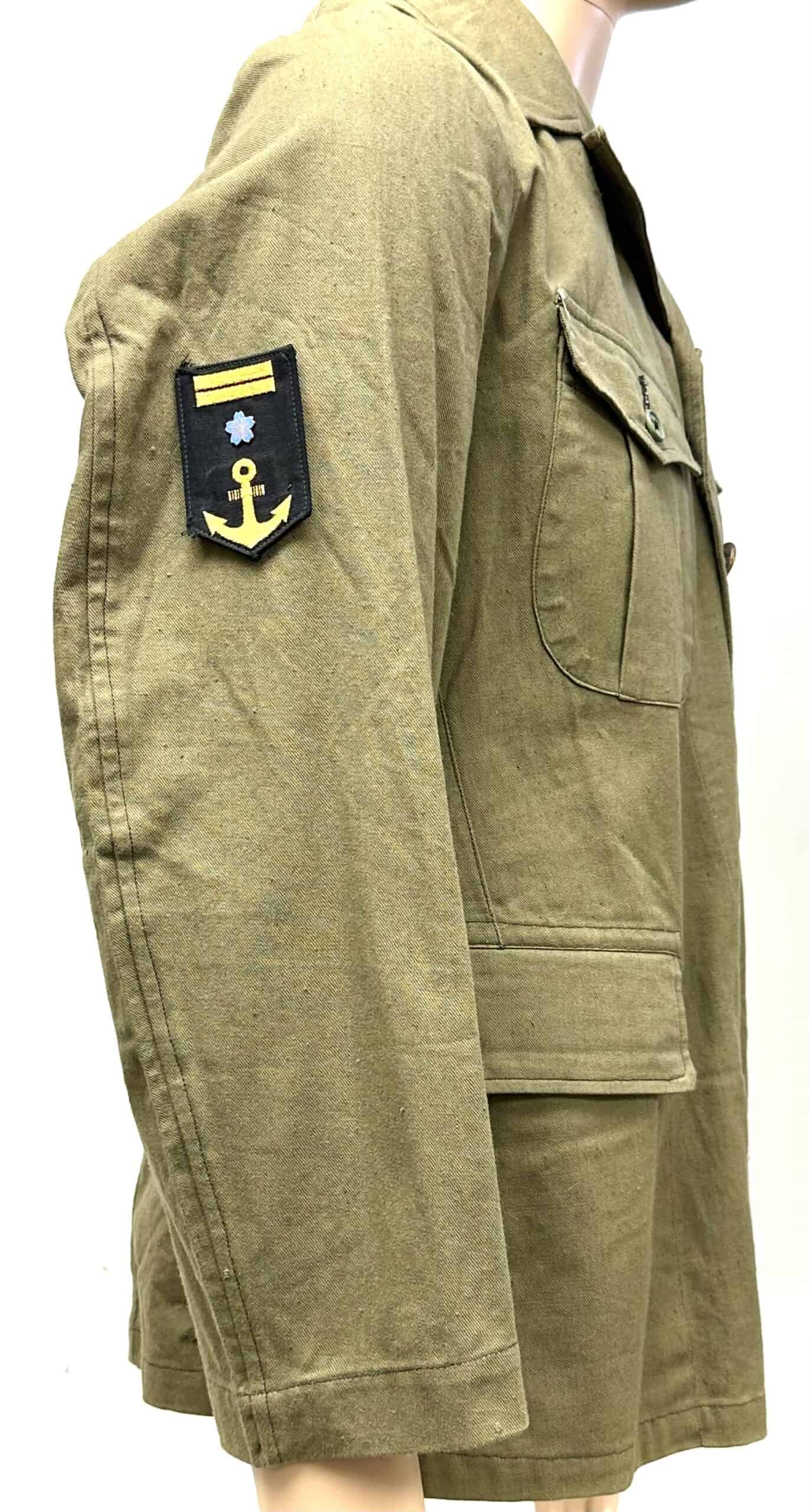 WW2 Japanese Navy Land Force Uniform Aviation Seaman 2nd Class 1944 ...