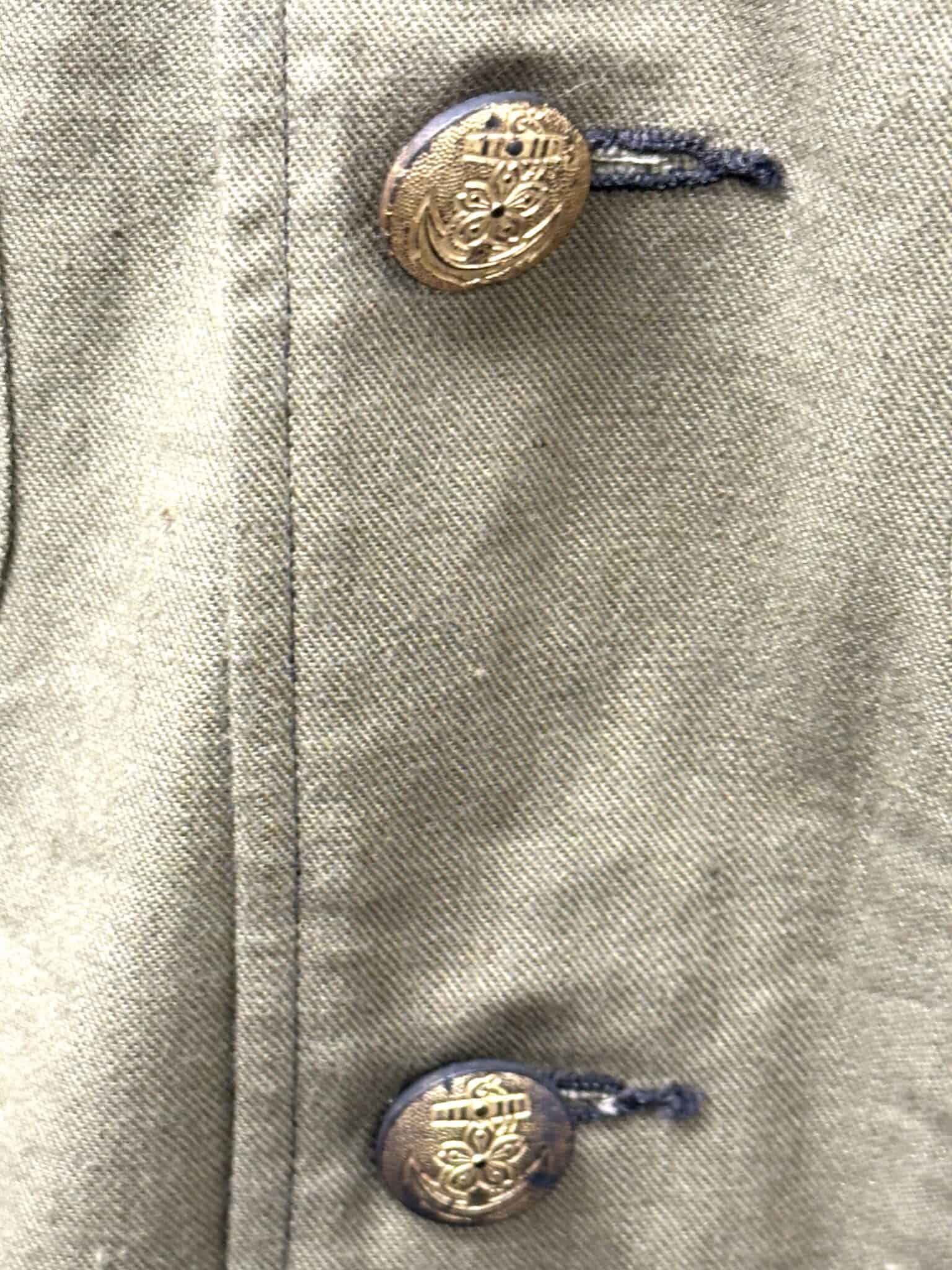 WW2 Japanese Navy Land Force Uniform Aviation Seaman 2nd Class 1944 ...