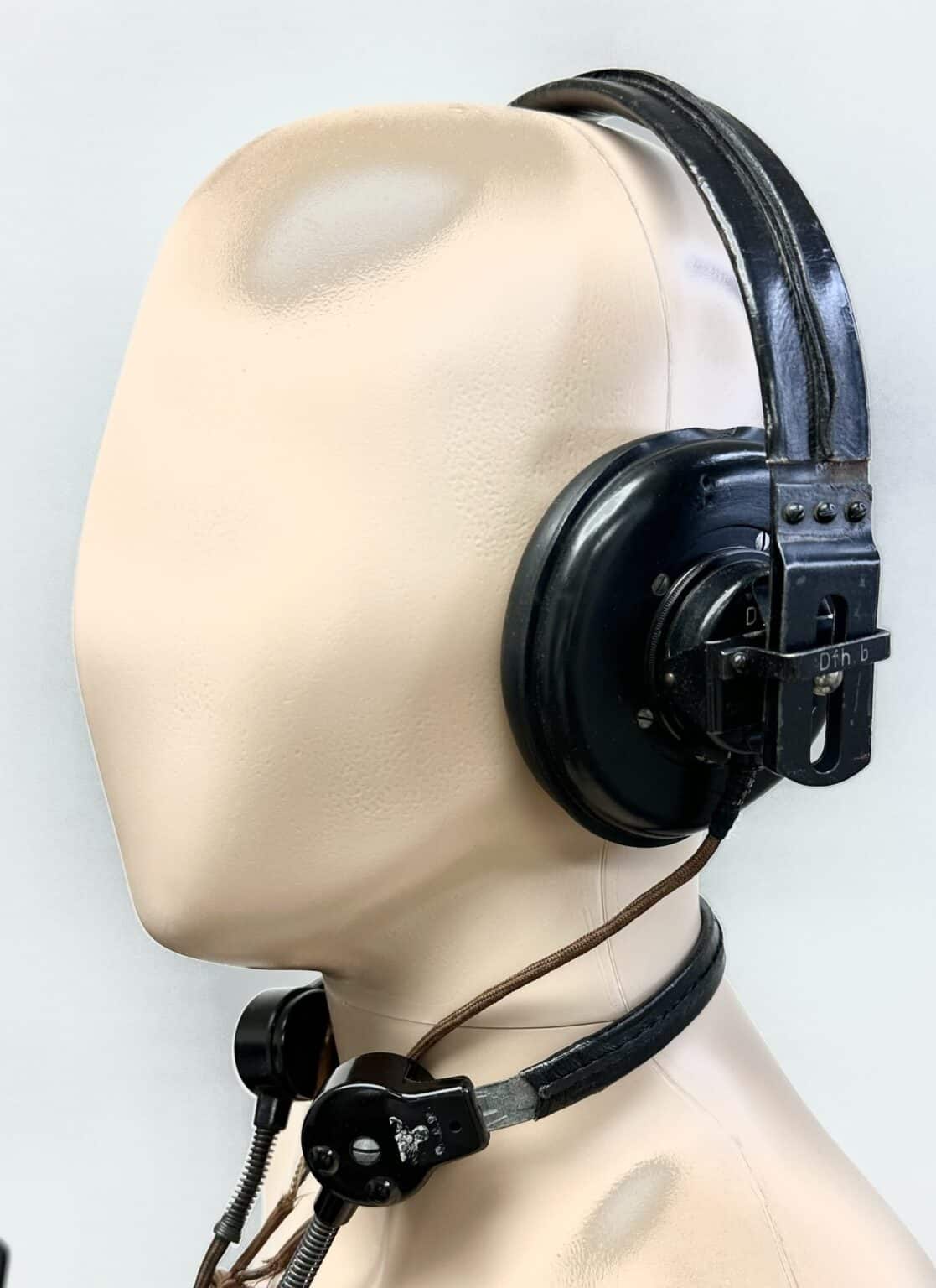 WW2 German Panzer Earphones & Microphone Set Doppelfernhörer B - Enemy ...