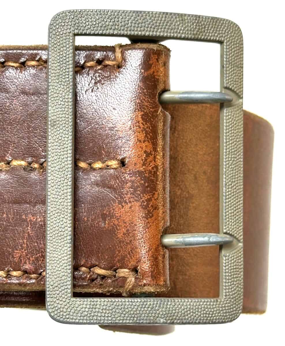 WW2 German General Officer’s Wide Leather Belt - Enemy Militaria