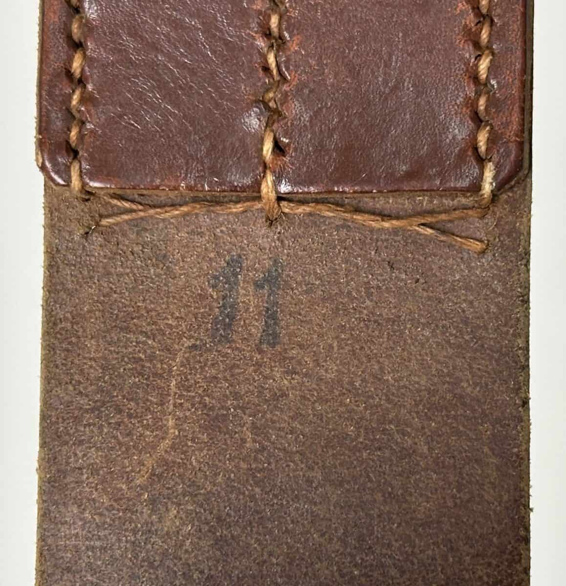 WW2 German General Officer’s Wide Leather Belt - Enemy Militaria