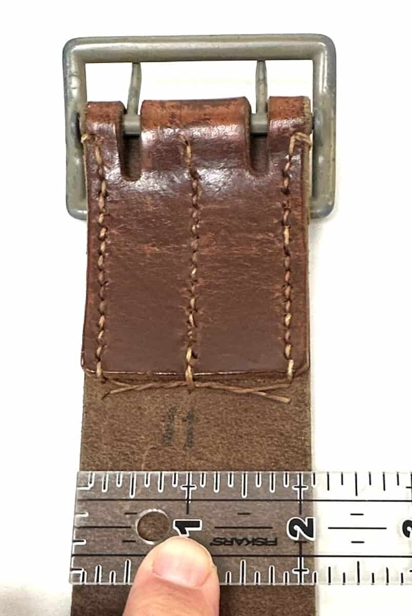 WW2 German General Officer’s Wide Leather Belt - Enemy Militaria