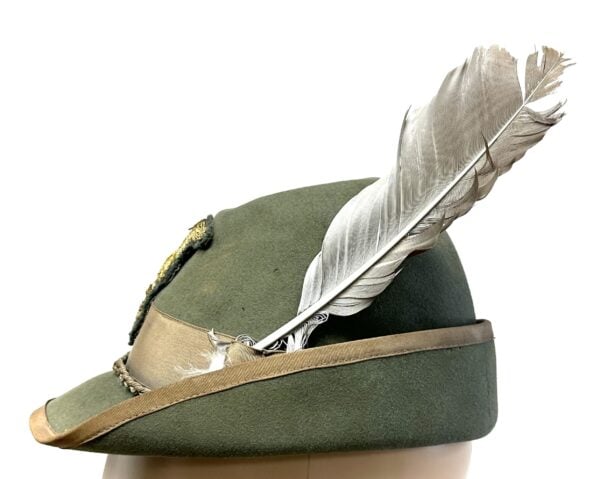 WW2 Italian Alpine Officer’s Unione Militare made Alpini Hat with ...
