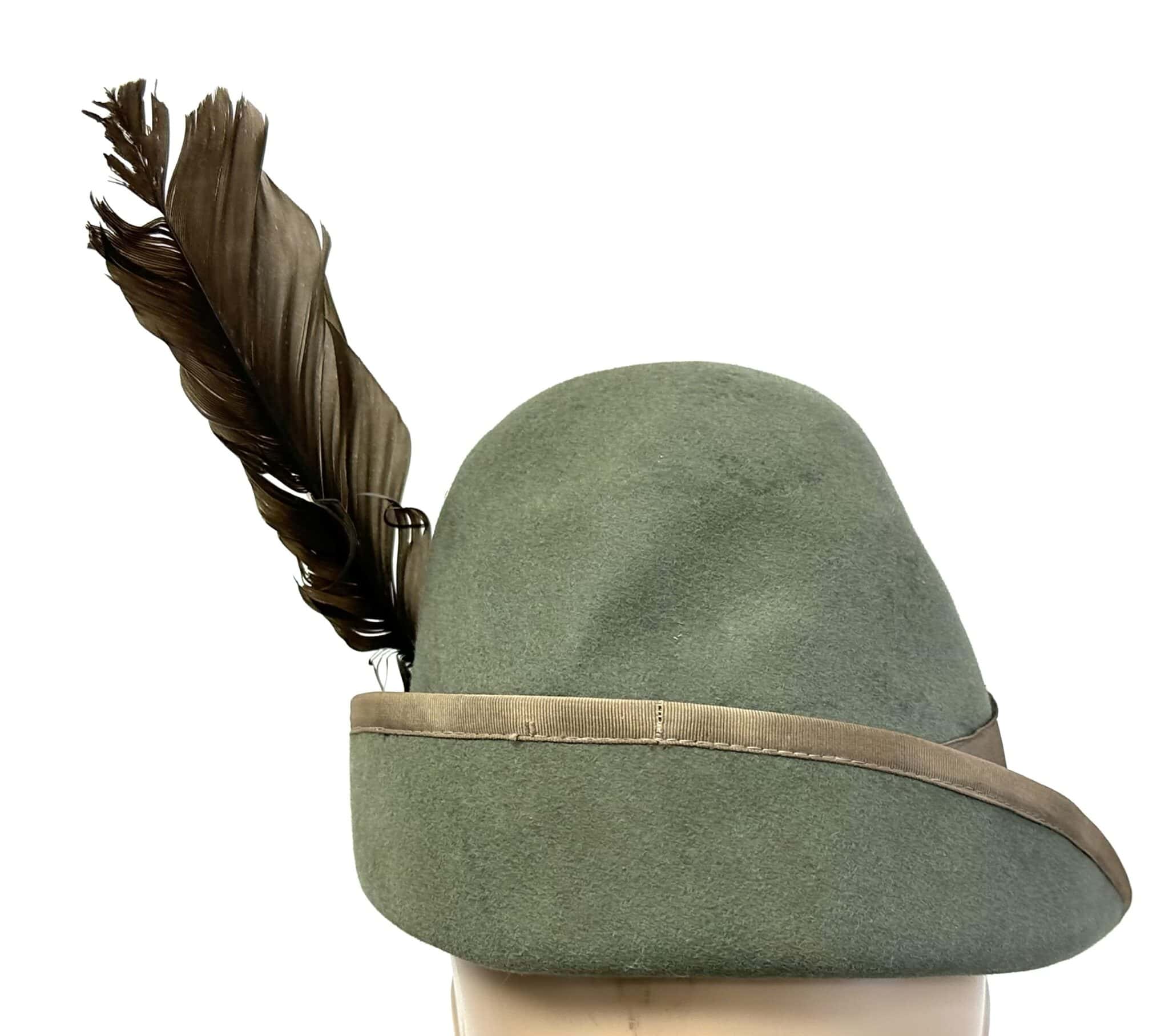 WW2 Italian Alpine Officer’s Unione Militare made Alpini Hat with ...