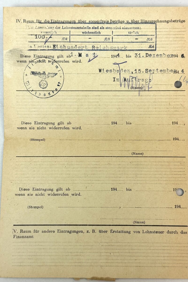 WW2 German Lot of 30 Documents to one man who Invaded both France ...
