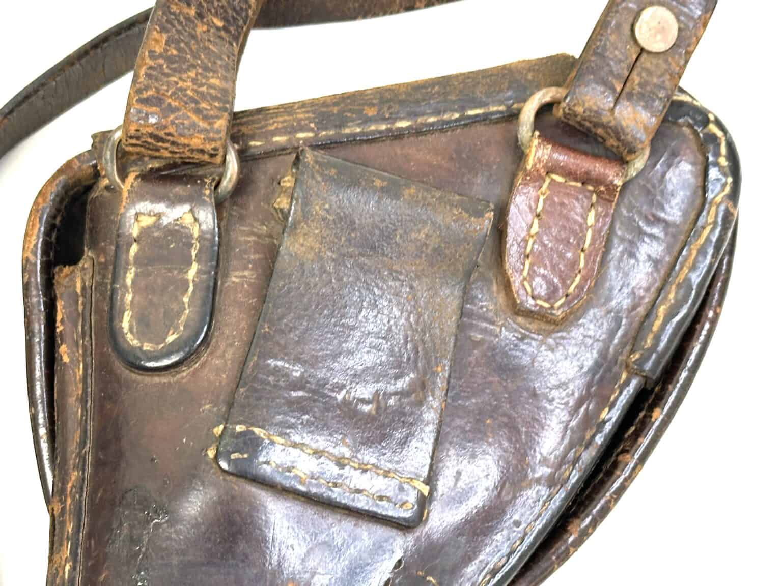 WW2 Japanese Type 26 Revolver Tank Crew Holster with Shoulder Strap ...
