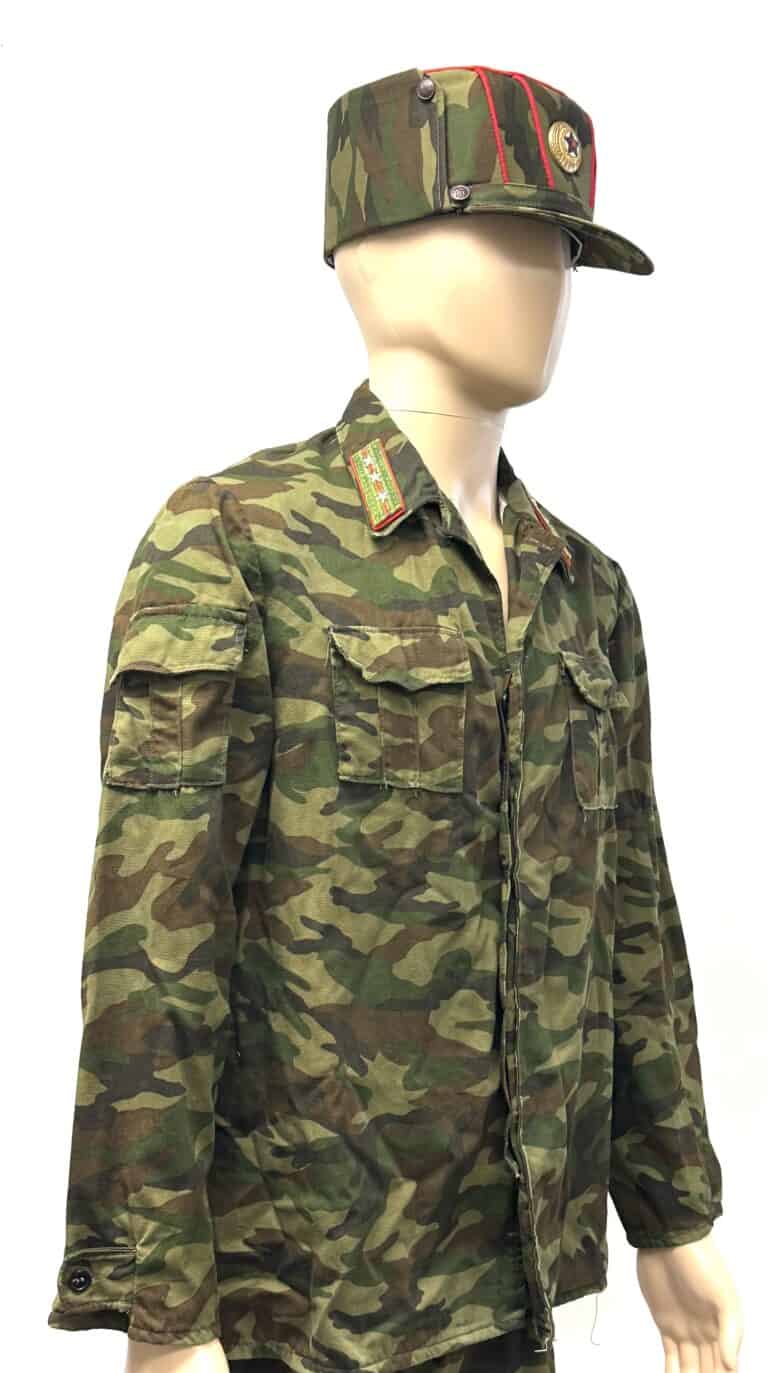 North Korean DPRK Officer’s Modern Woodland Camouflage Uniform & Hat ...