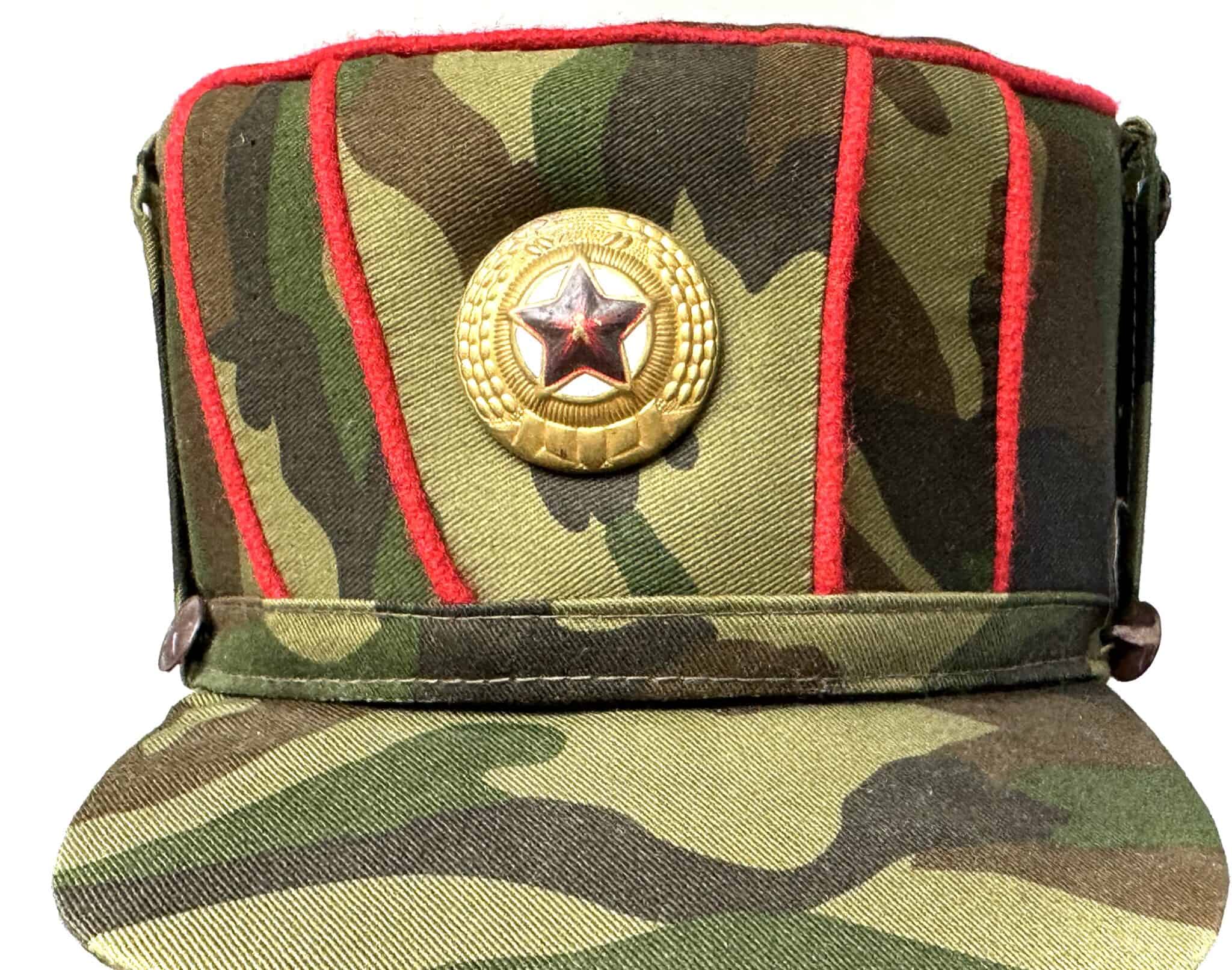 North Korean DPRK Officer’s Modern Woodland Camouflage Uniform & Hat ...