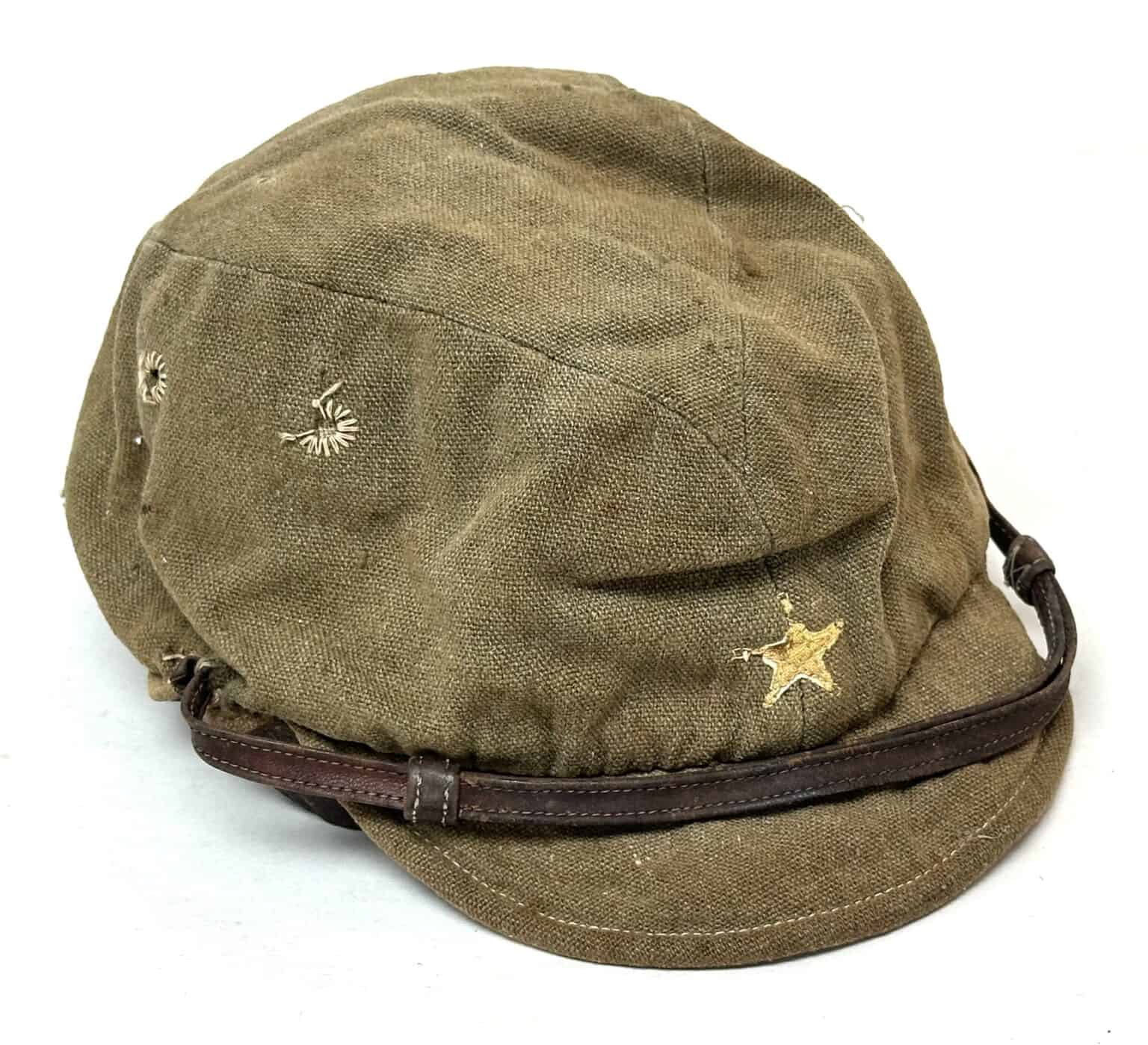 WW2 Japanese Army Enlisted Field Cap Salty - Enemy Militaria