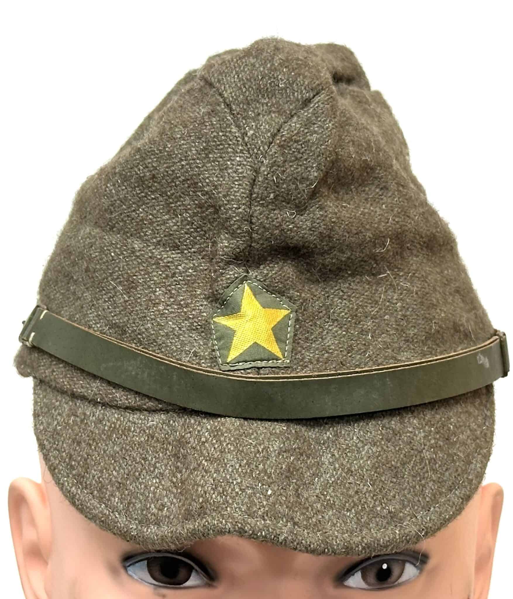 WW2 Japanese Army Enlisted Field Cap 1944 Size Med. - Enemy Militaria