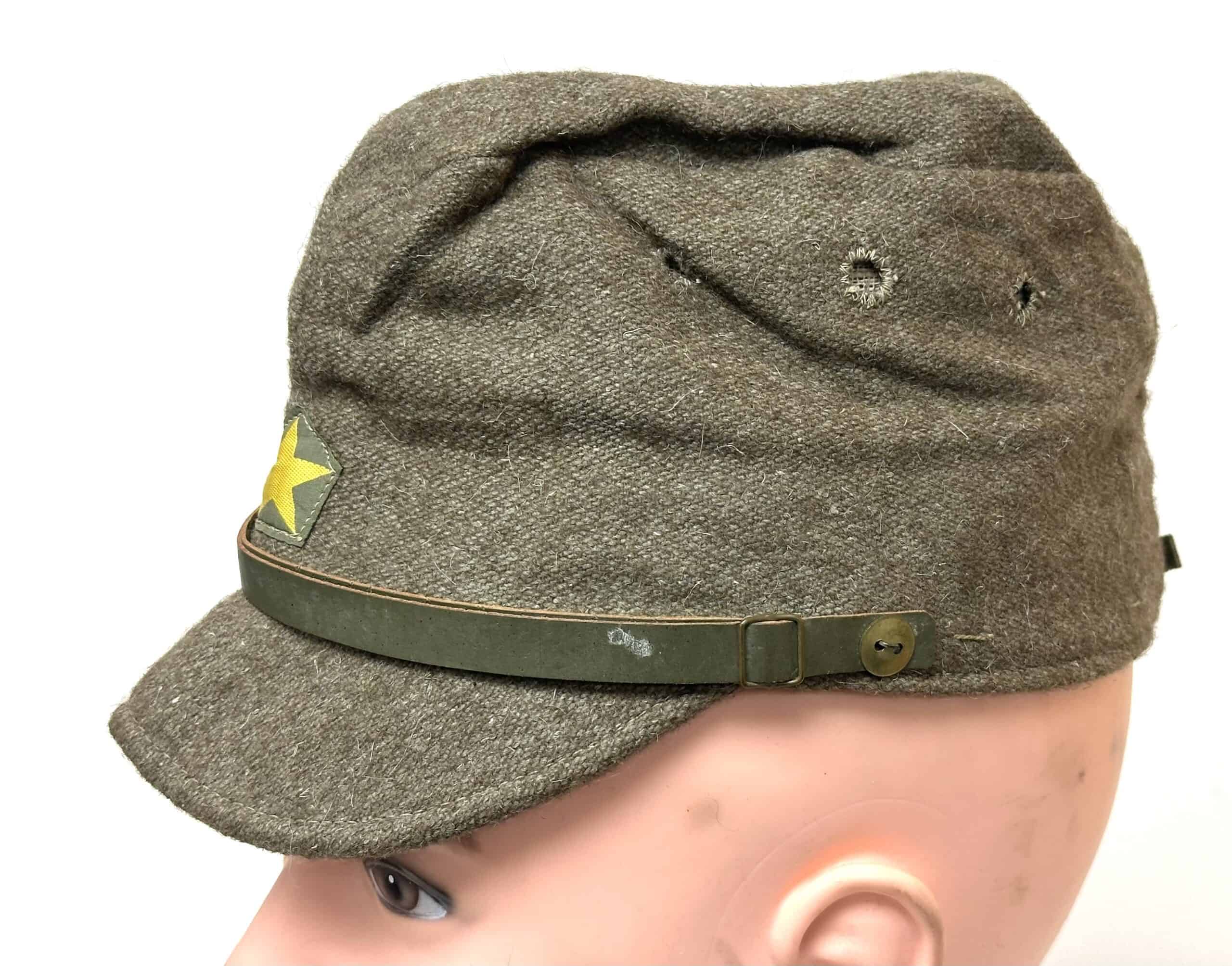 WW2 Japanese Army Enlisted Field Cap 1944 Size Med. - Enemy Militaria