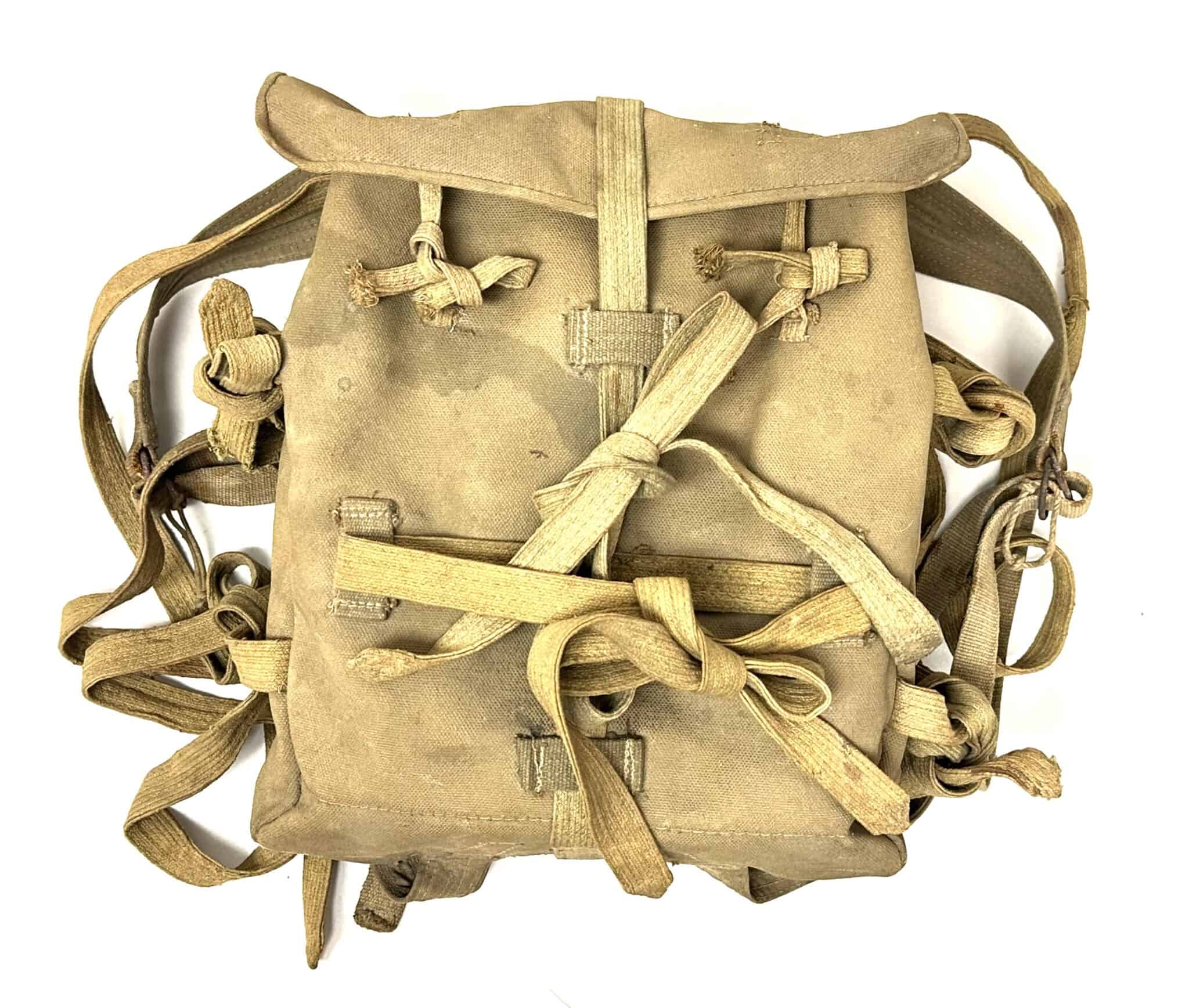 WW2 Japanese Army Enlisted Octopus Pack with all Straps - Enemy Militaria