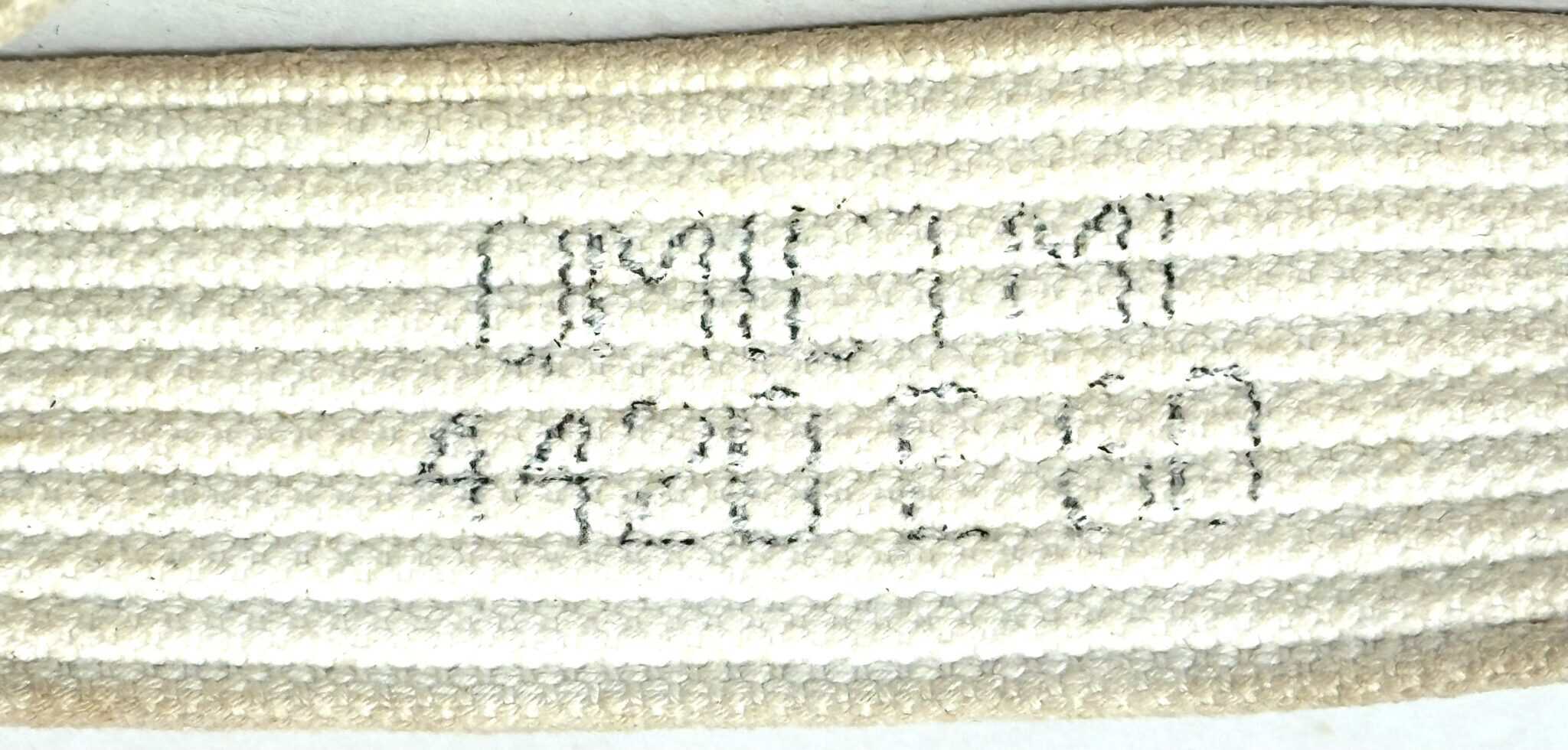US WW2 Military Police MP White Pistol Belt - Enemy Militaria