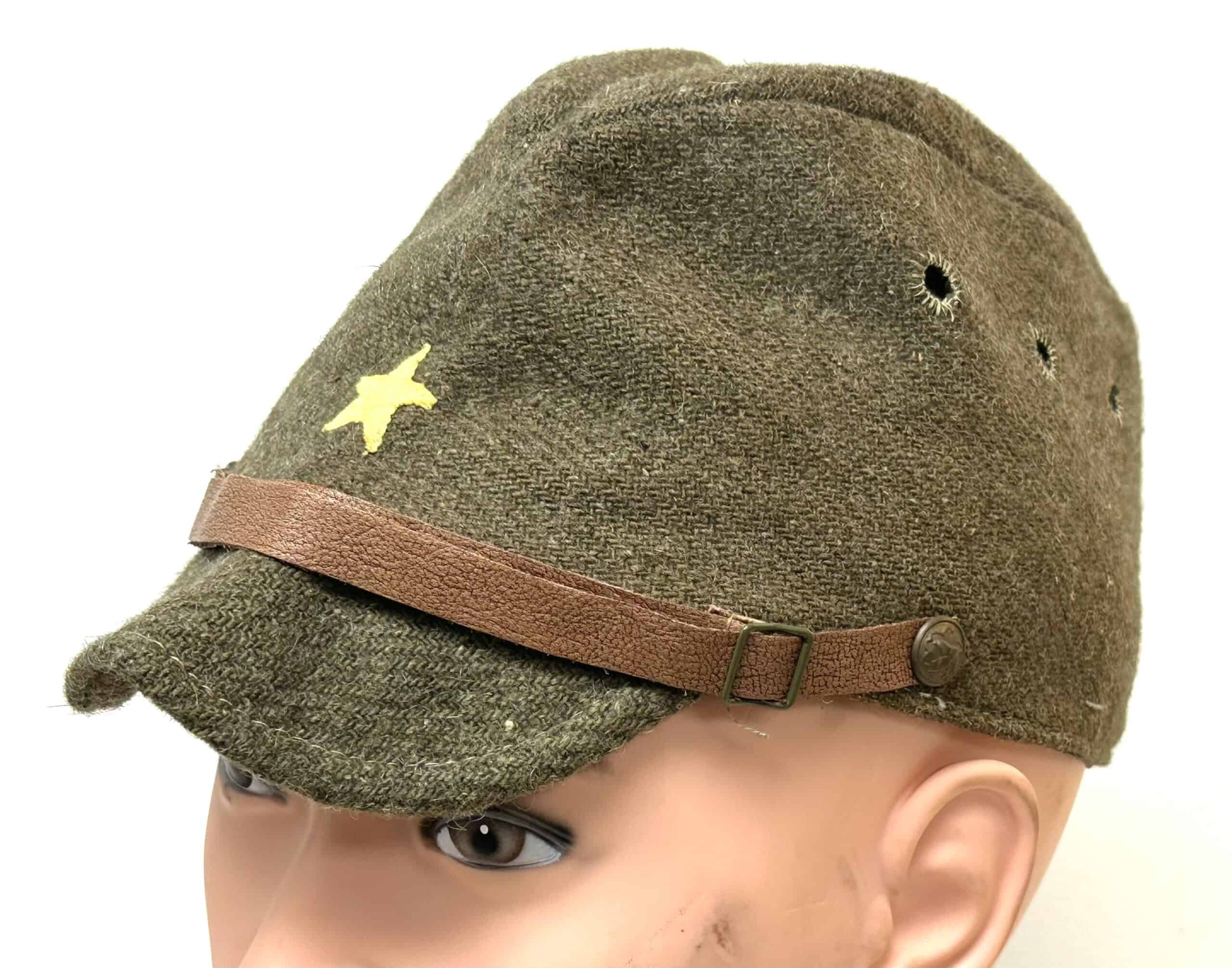 WW2 Japanese Army Enlisted Field Cap 1944 Large Unissued - Enemy Militaria